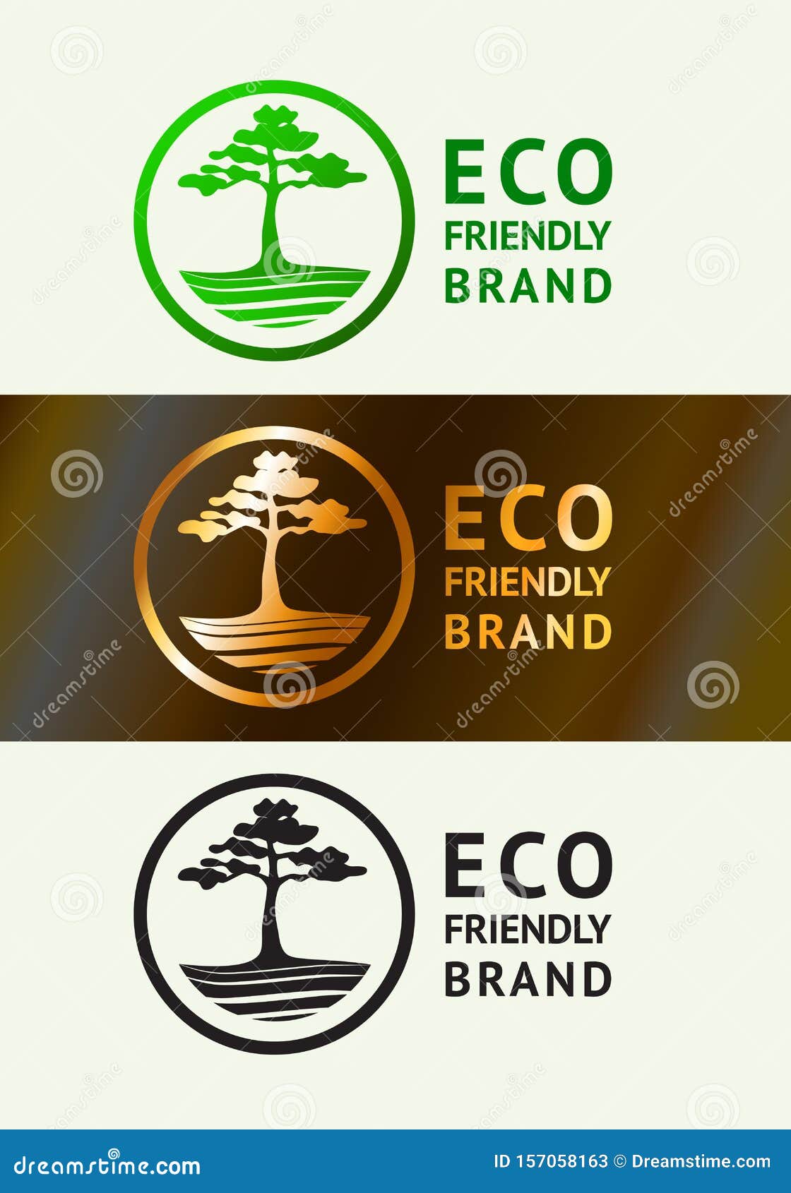 Ecology friendly logo stock vector. Illustration of ecology - 157058163