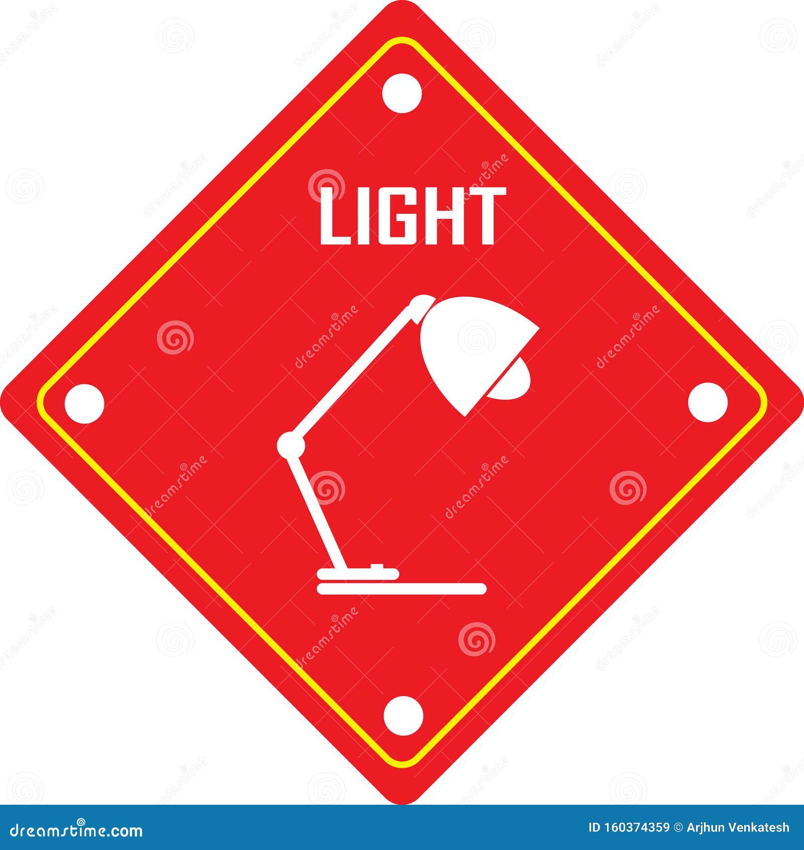 Illustration of Solution Chart Light with Colourful Design Stock ...