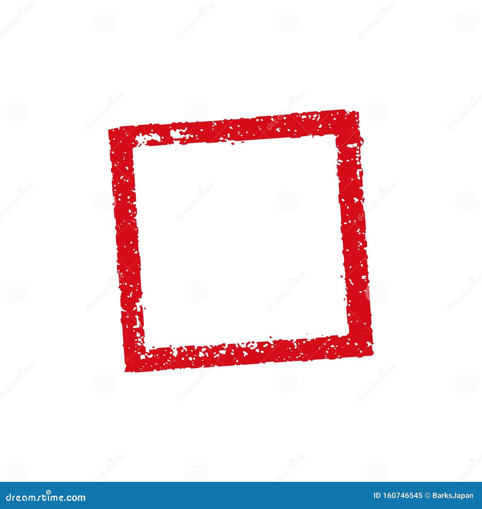 Square Stamp Frame Illustration Stock Vector - Illustration of border ...