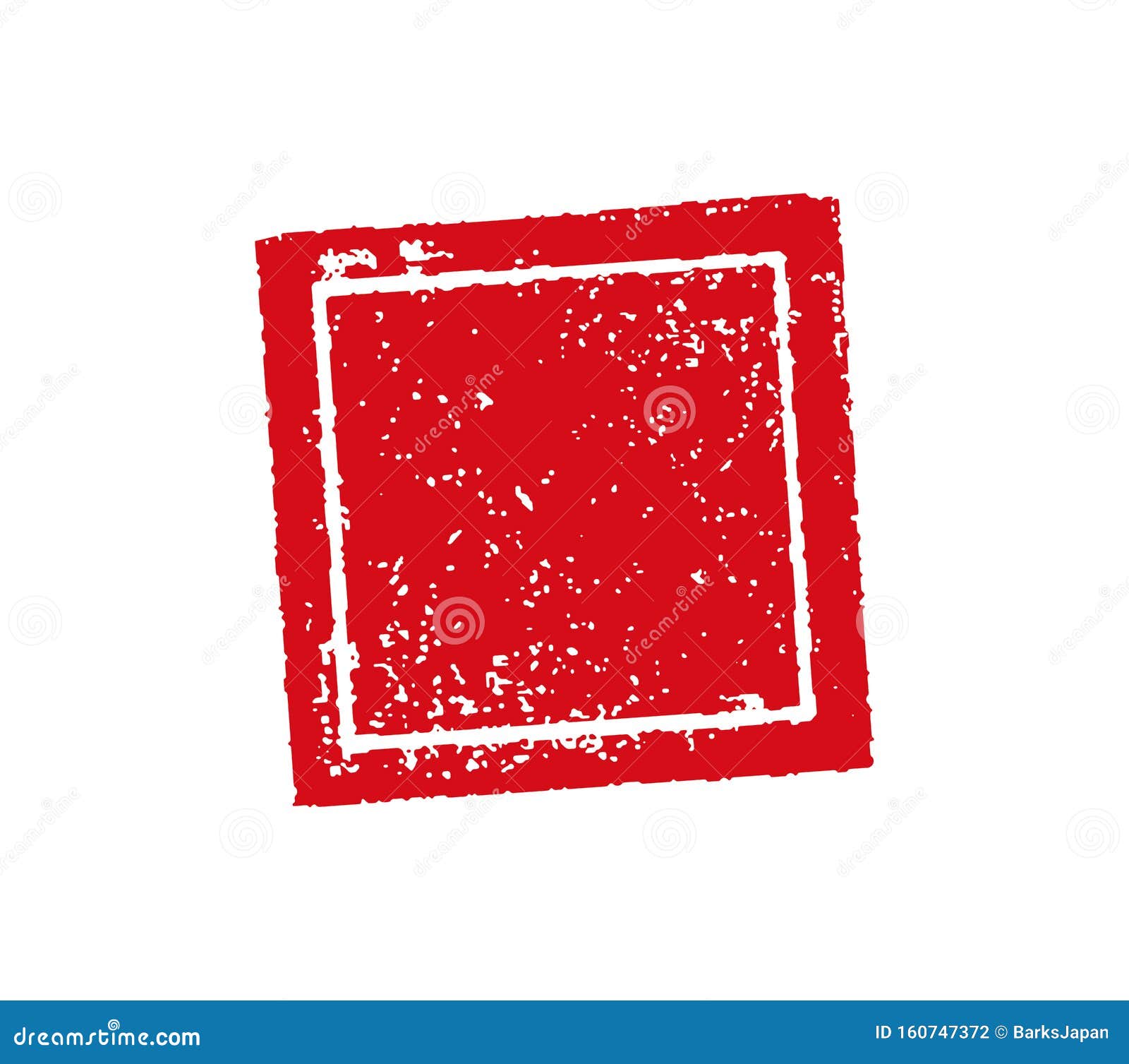 Square Stamp Frame Illustration Stock Vector - Illustration of blank ...