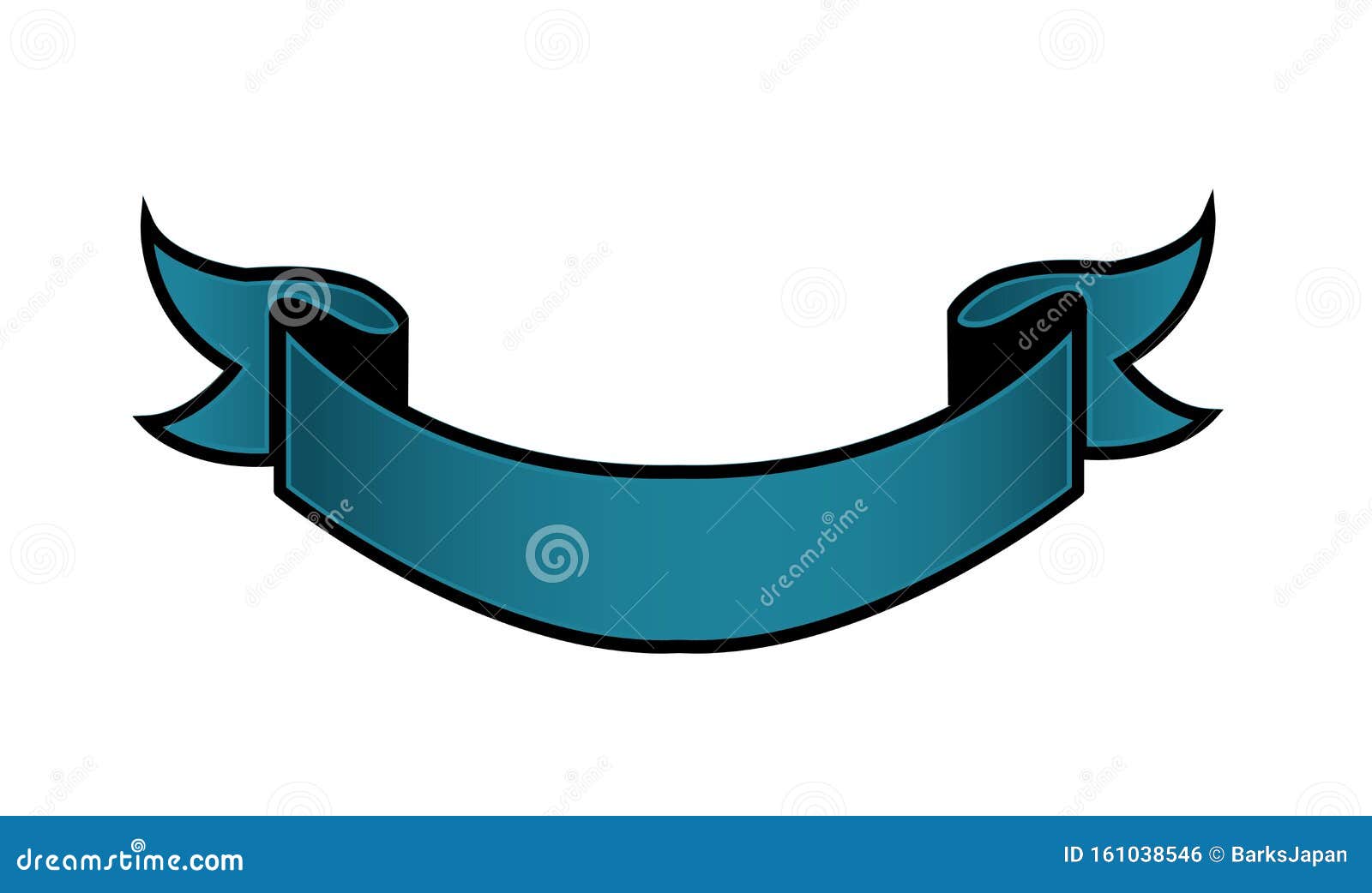 Ribbon Banner Template Vector Illustration Stock Vector - Illustration ...