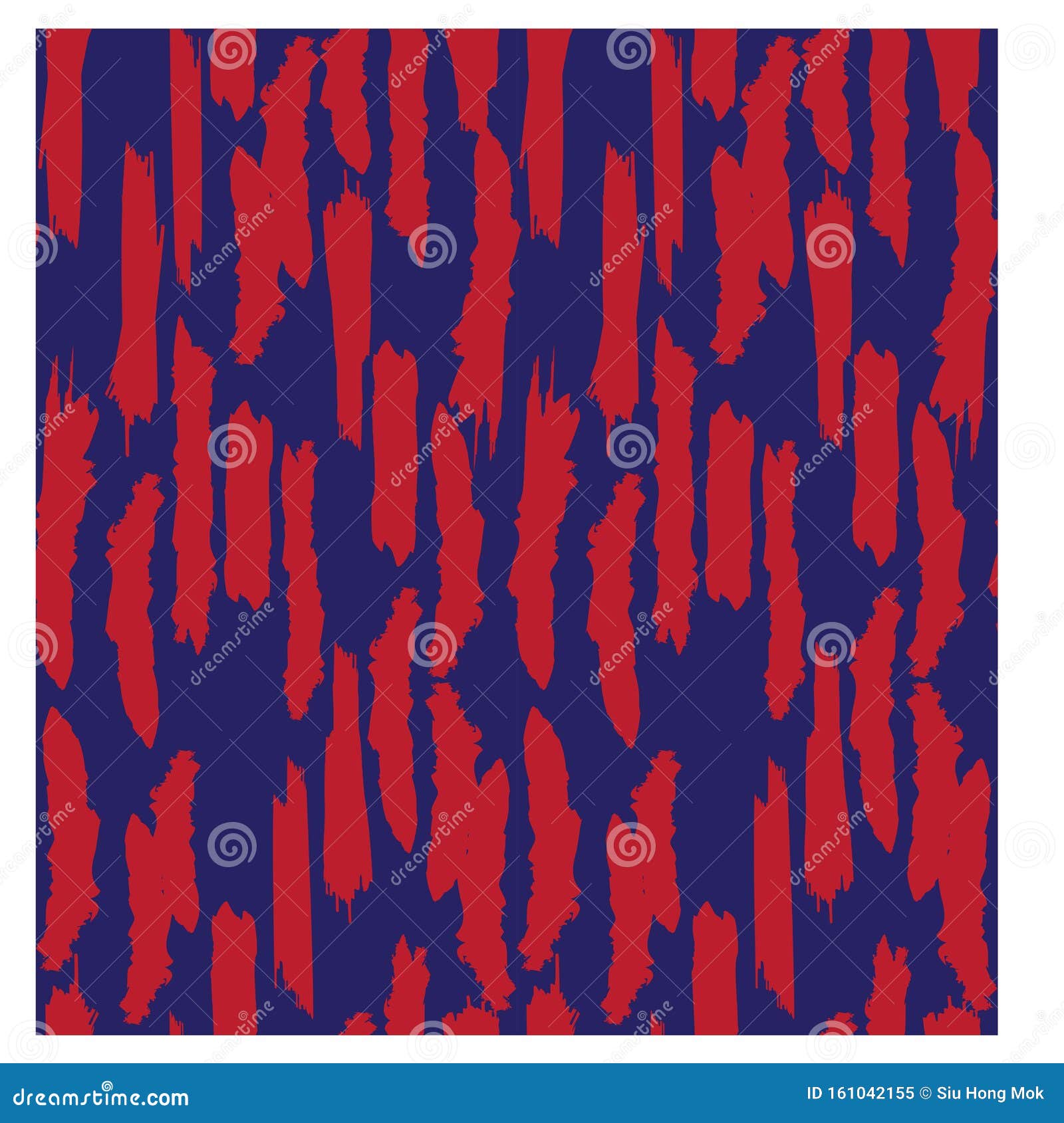 Abstract Colourful Brushstrokes Seamless Print/Pattern in Vector Stock ...