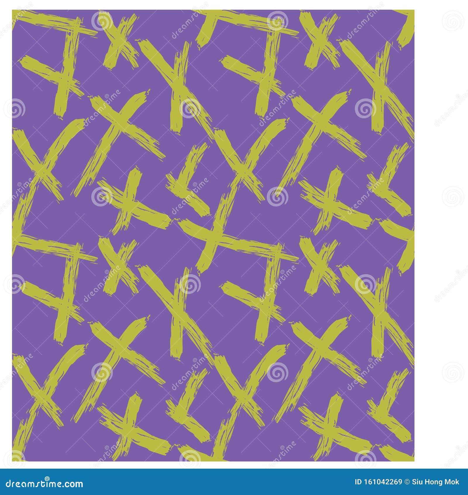 Abstract Colourful Brushstrokes Seamless Print/Pattern in Vector Stock ...