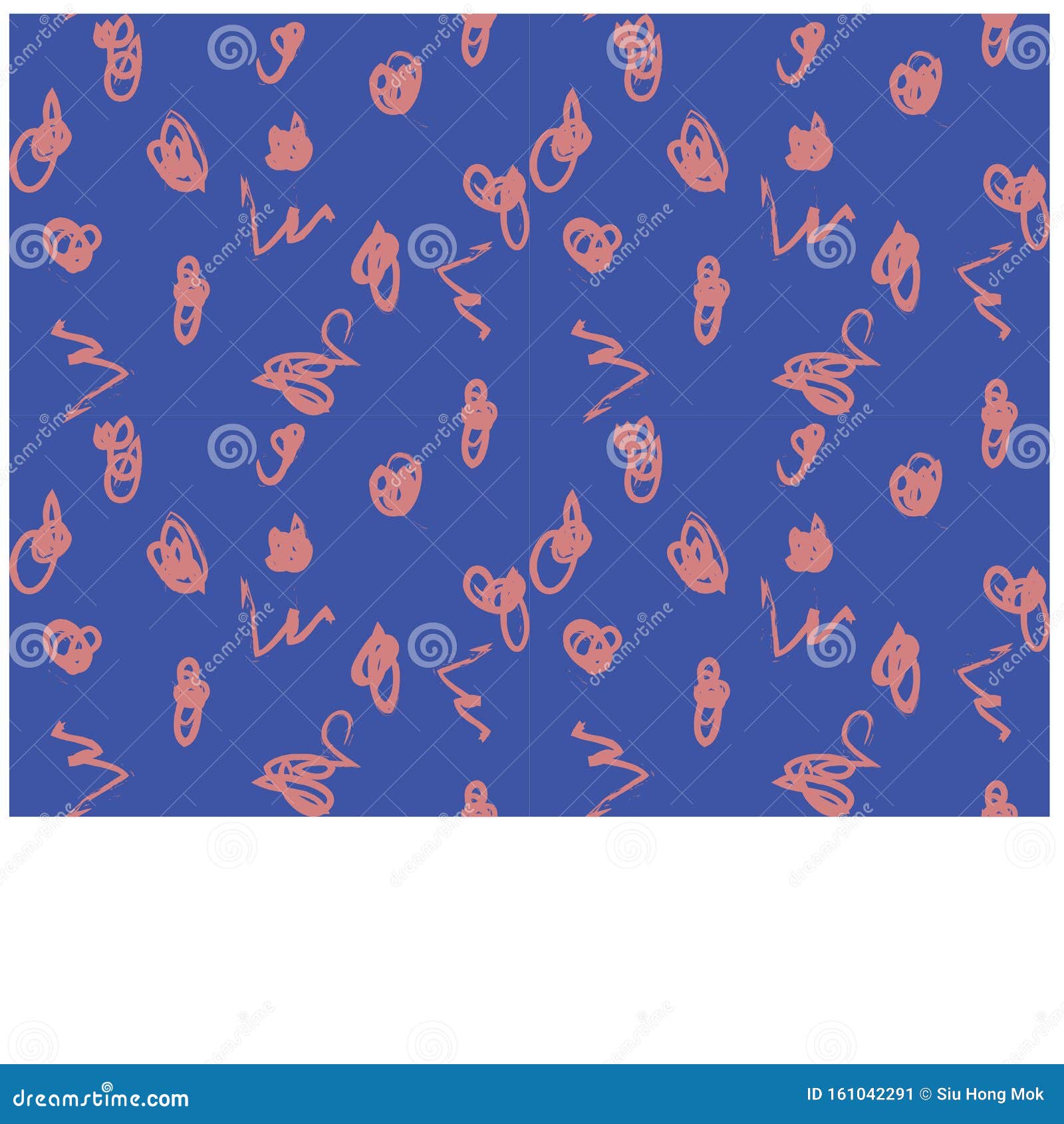 Abstract Colourful Brushstrokes Seamless Print/Pattern in Vector Stock ...