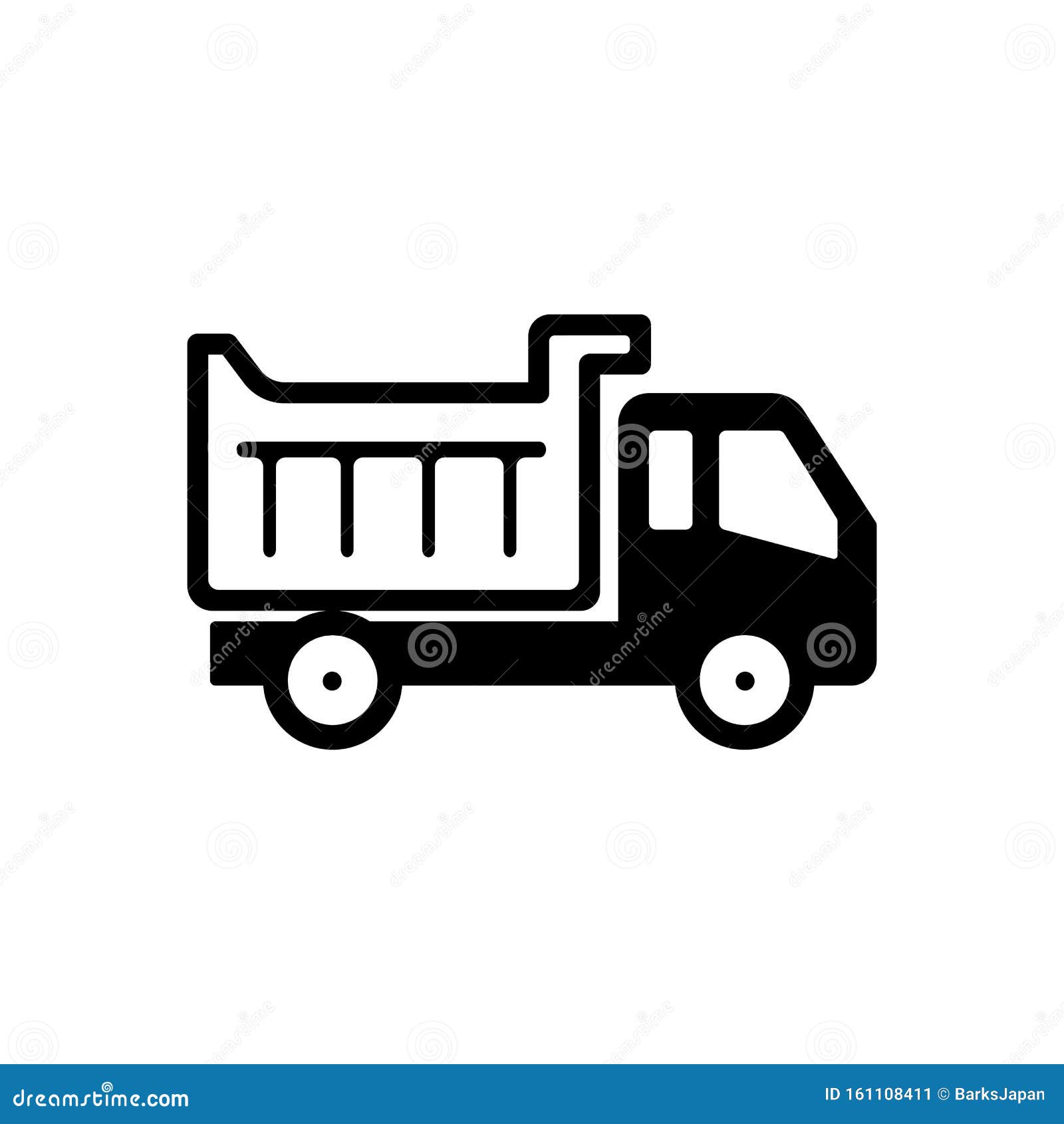 Dump Truck Icon Illustration Stock Vector - Illustration of indicator ...