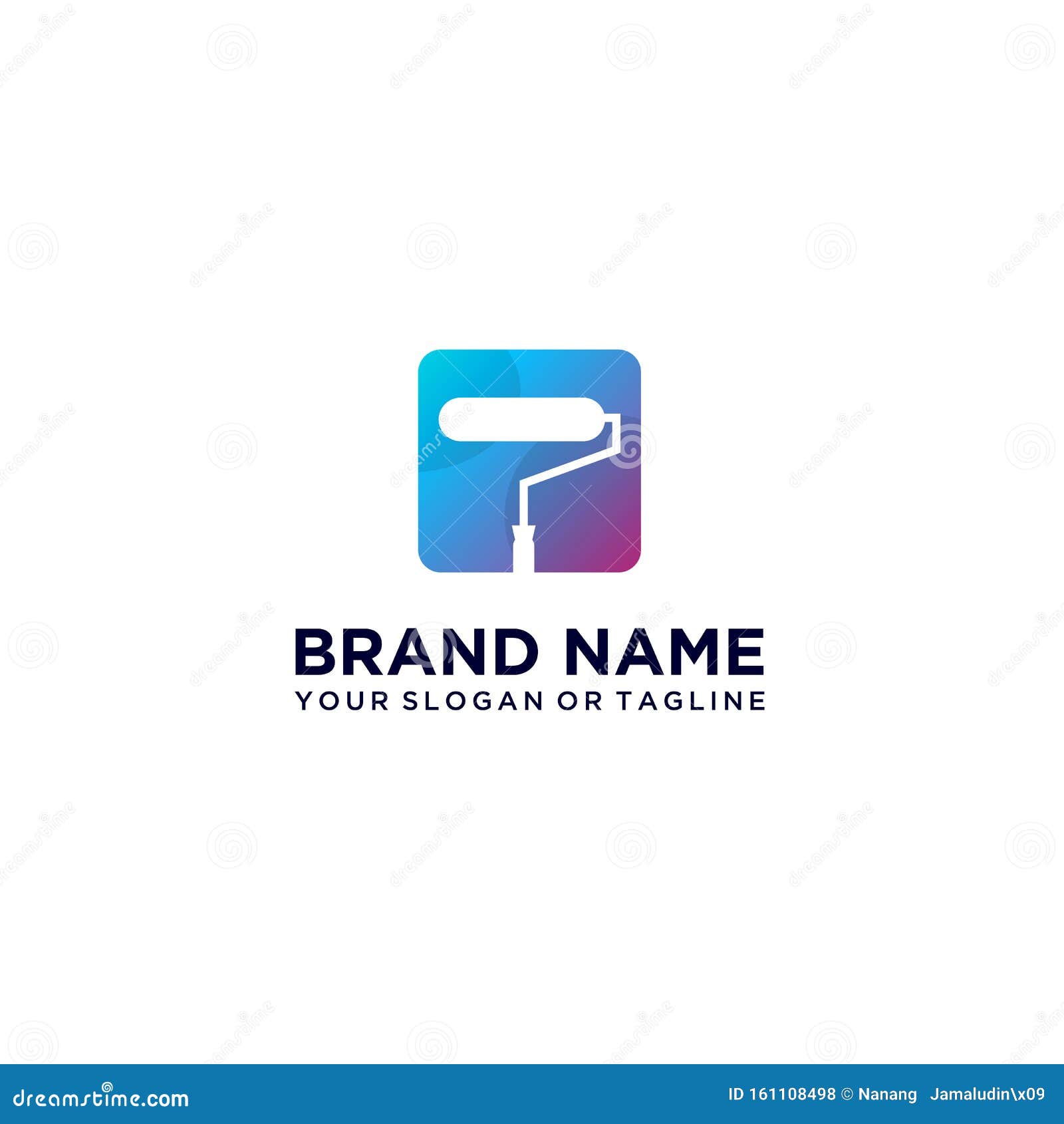 Paint logo designs stock vector. Illustration of creative - 161108498