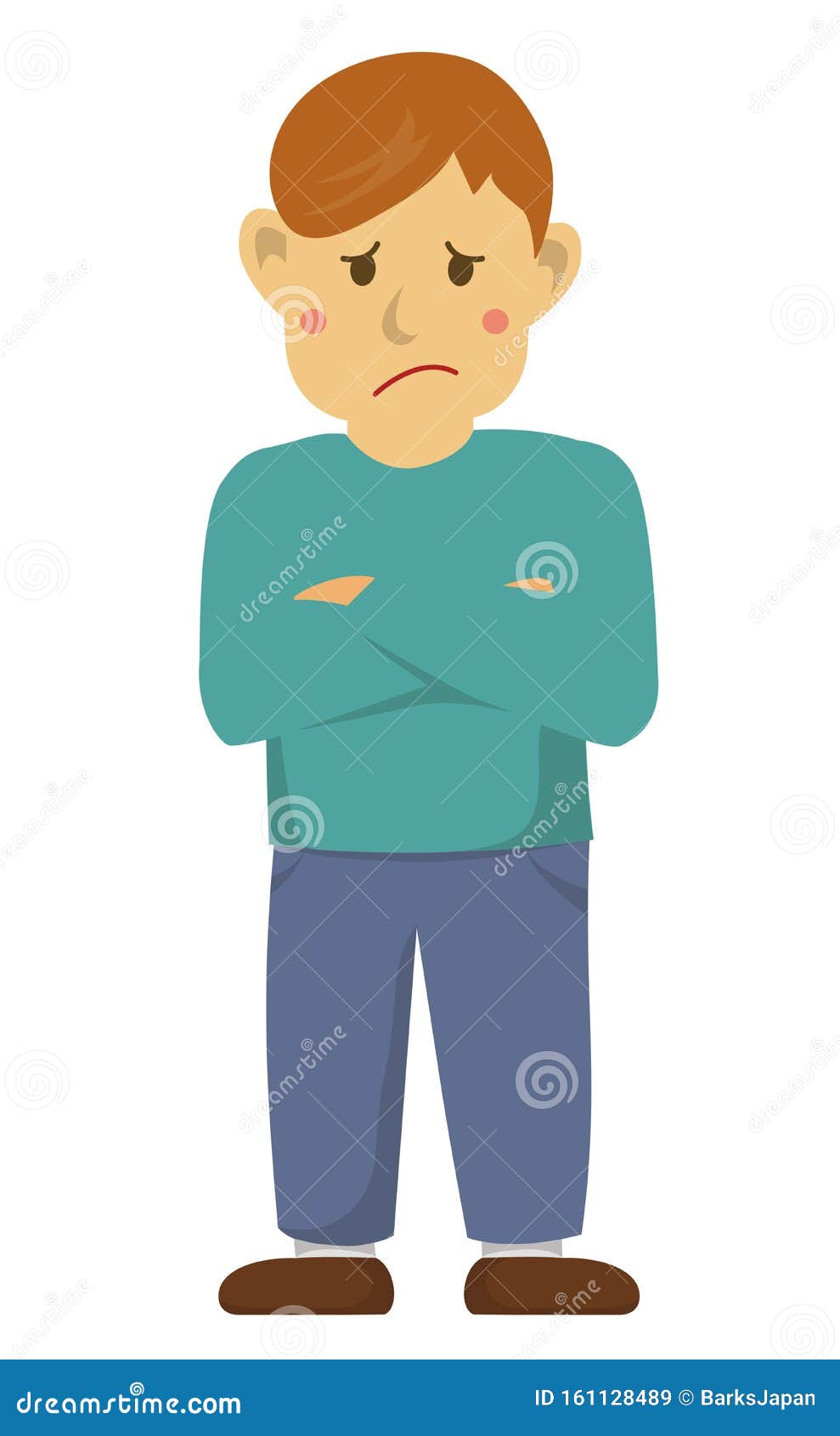 Men`s Action Gesture Pattern Illustration / Embarrassment Stock Vector ...