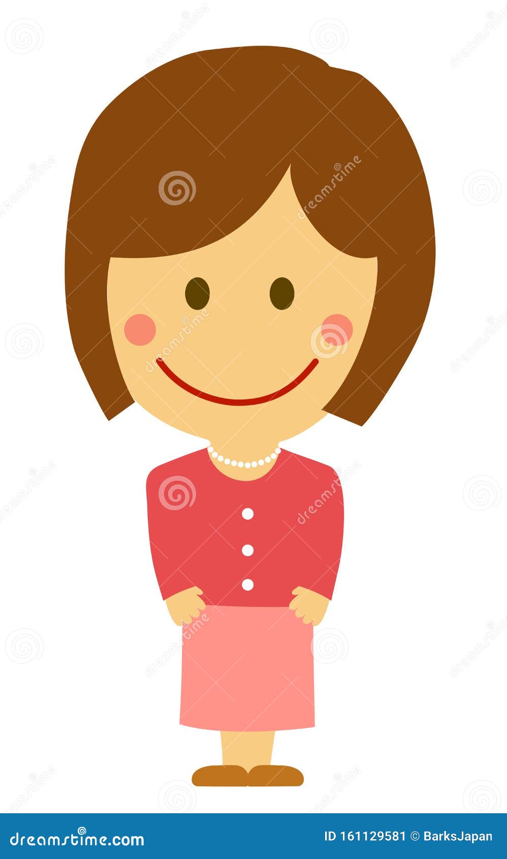 Cartoon Deformed Female Student Vector Illustration Stock Vector ...