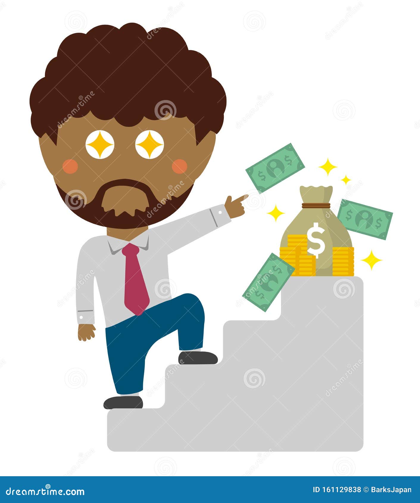 Deformed Cartoon Businessman Illustrations | CartoonDealer.com #161129838