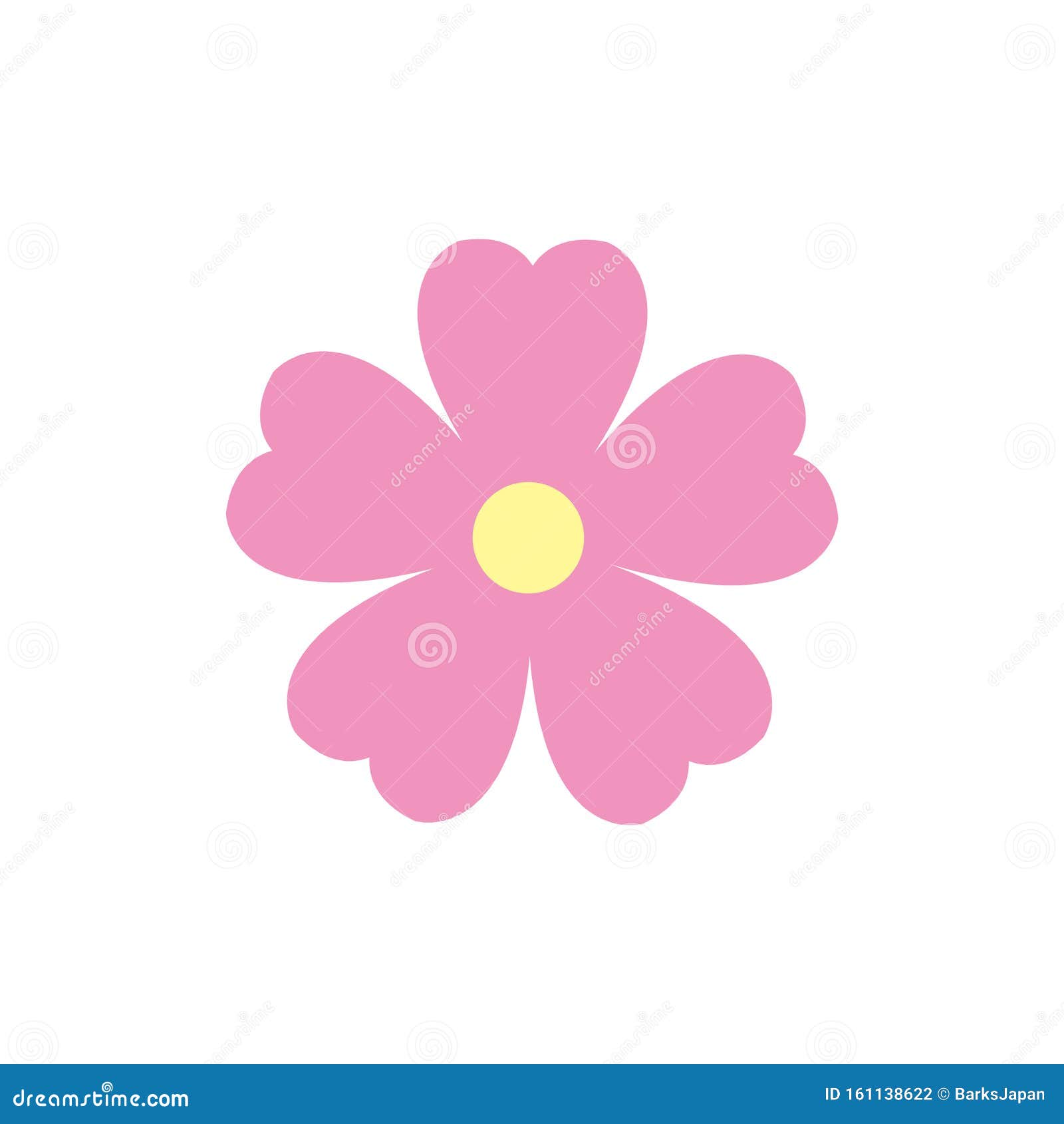 Small flower icon stock vector. Illustration of beautiful - 161138622