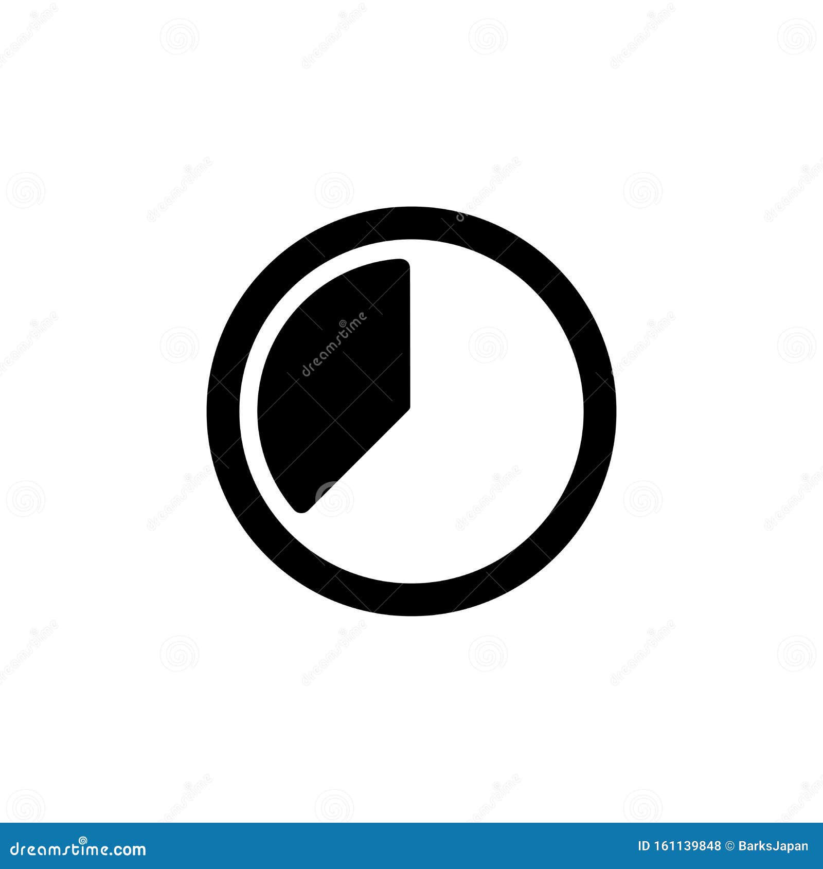 Time Remaining / Timer Icon Stock Vector - Illustration of mark, object ...