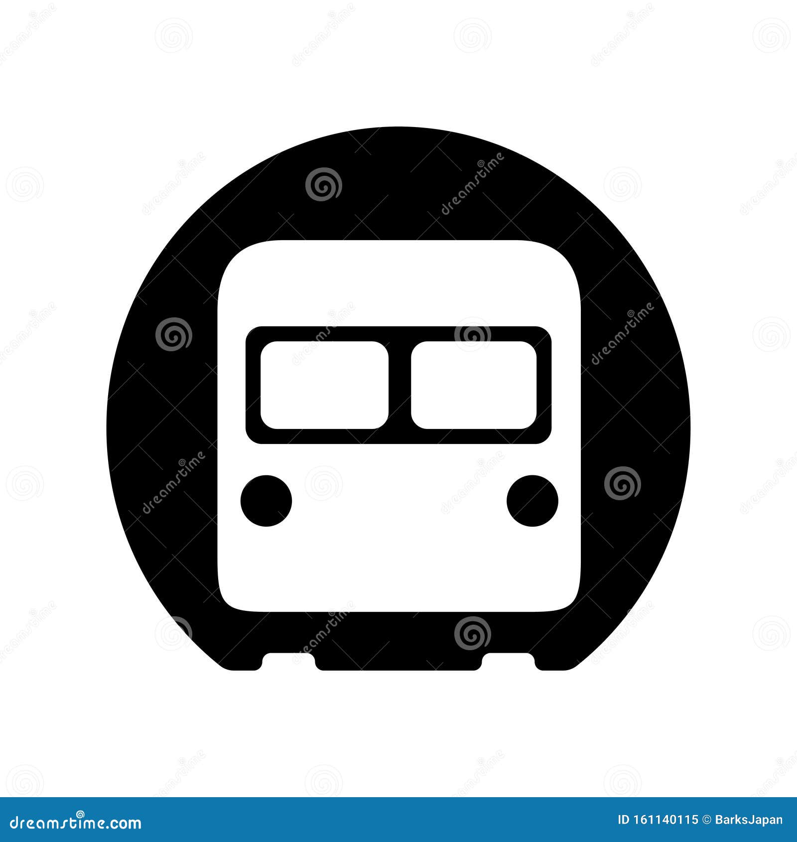 Subway / Metro / Underground Train Icon Stock Vector - Illustration of ...