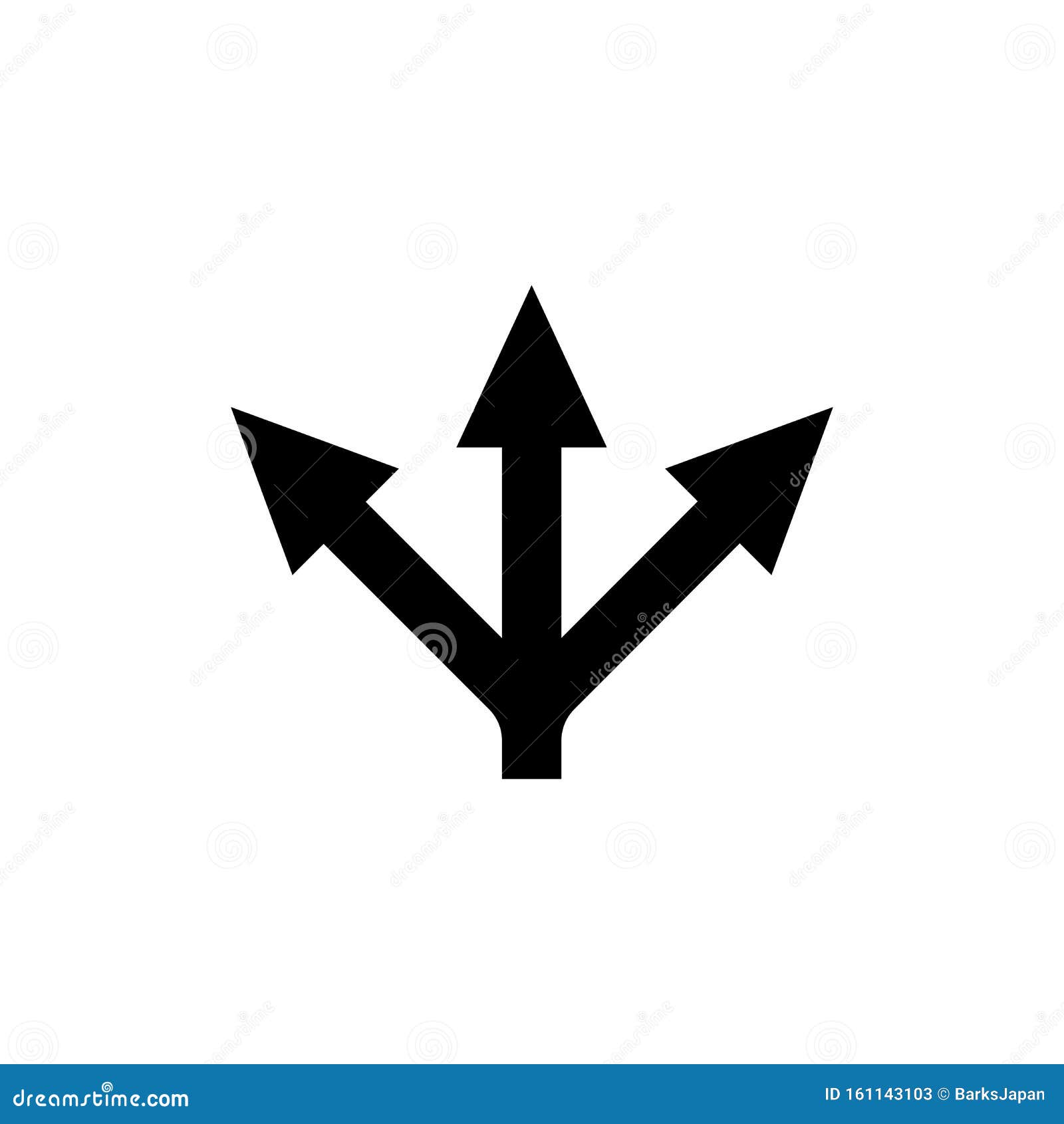 Choice / Arrows / 3 Ways / Variety Icon Cartoon Vector | CartoonDealer ...