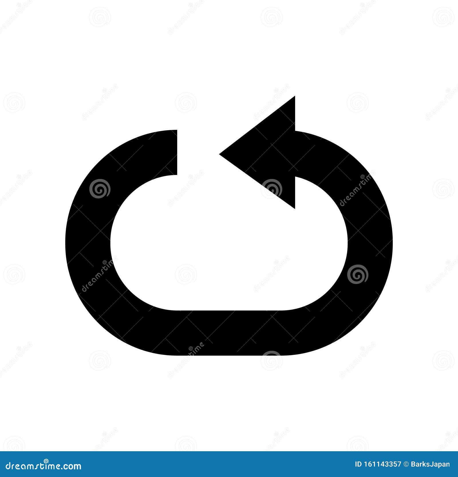 Loop / Reload / Repeat / Recycle Icon Stock Vector - Illustration of ...