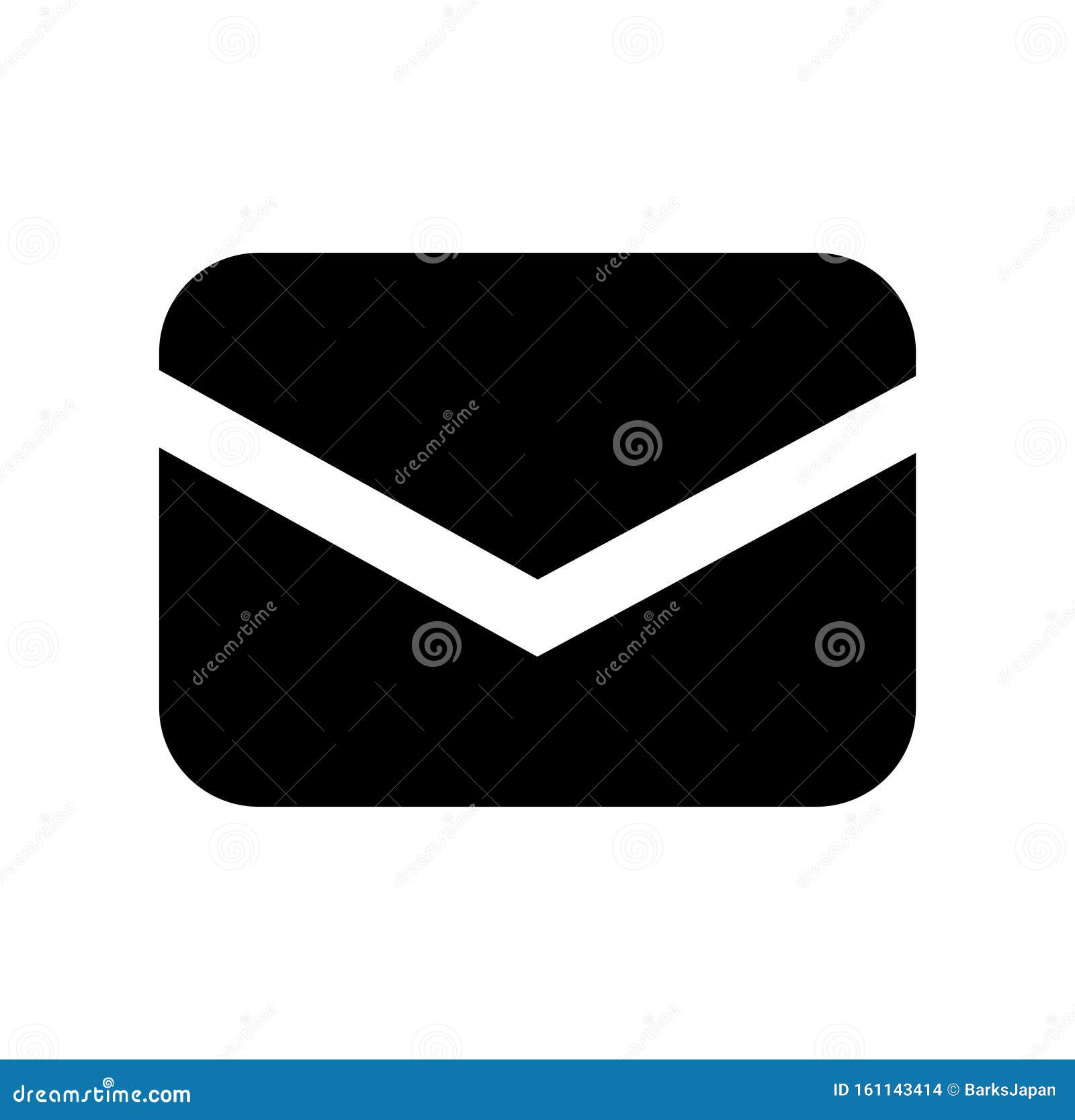 Mail / email icon stock vector. Illustration of drawing - 161143414