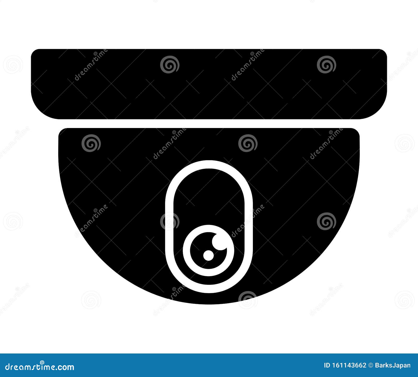 Surveillance Dome Camera / Security Camera Icon Stock Vector ...