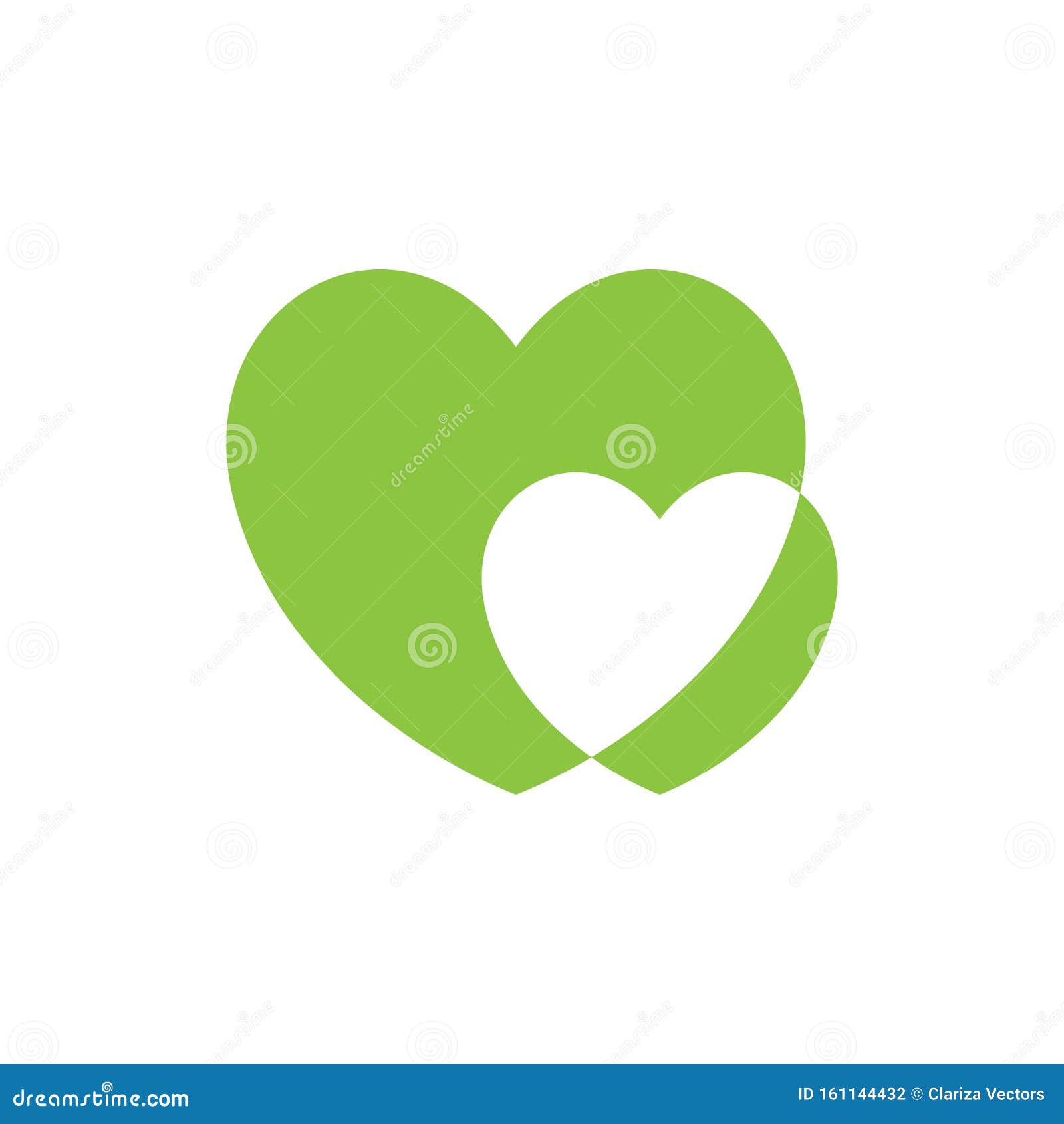Green Heart Outline