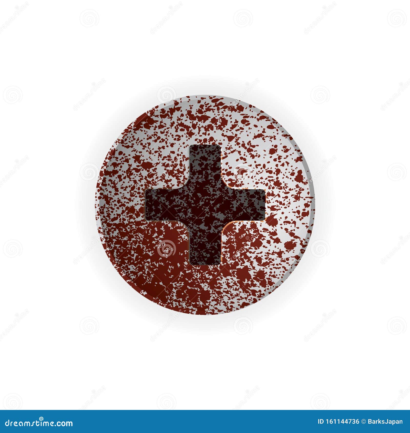 Head illustration / Rust stock vector. Illustration of vector - 161144736