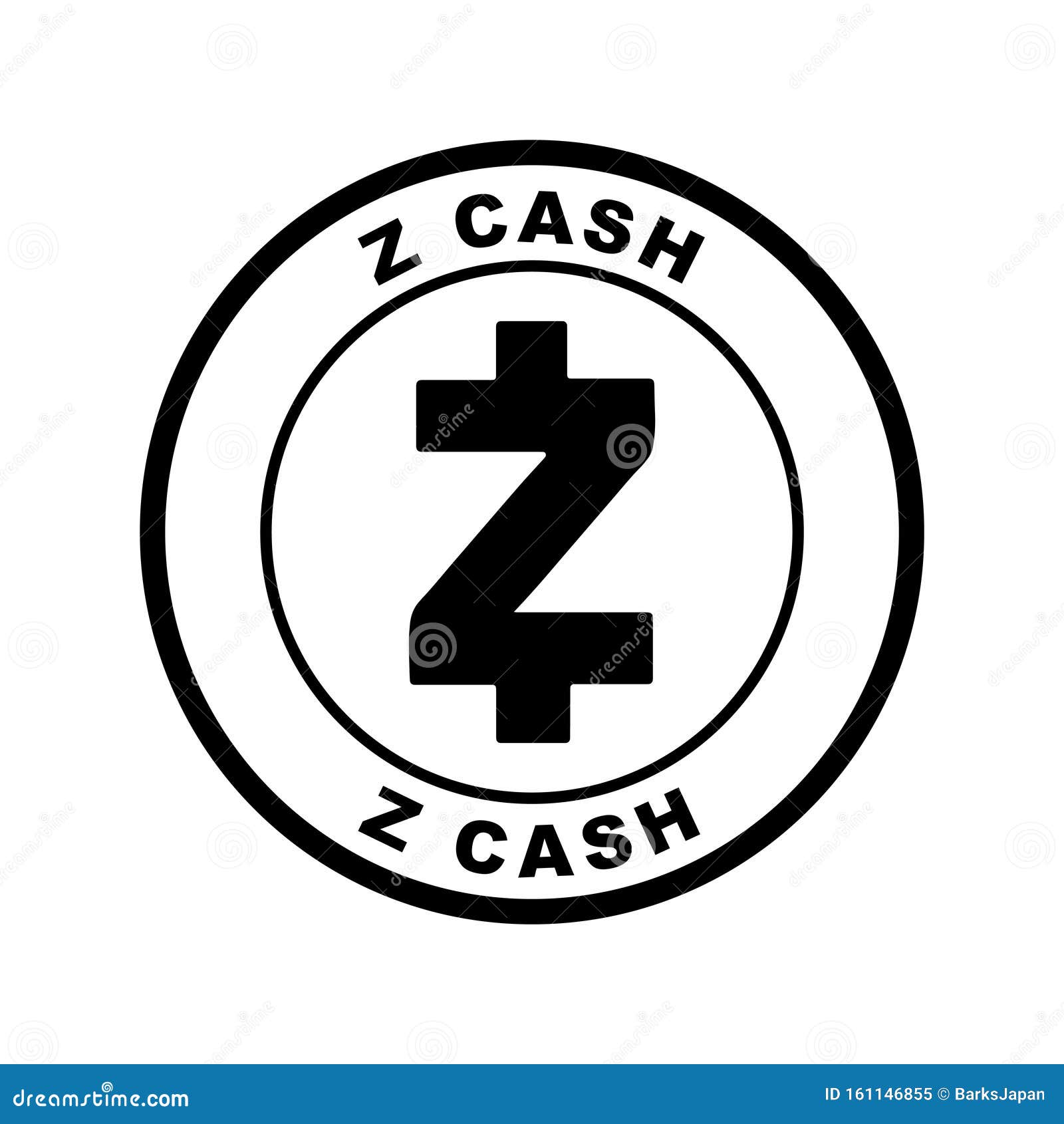 Crypto Currency Coin Icon / Z Cash Editorial Image - Illustration of ...