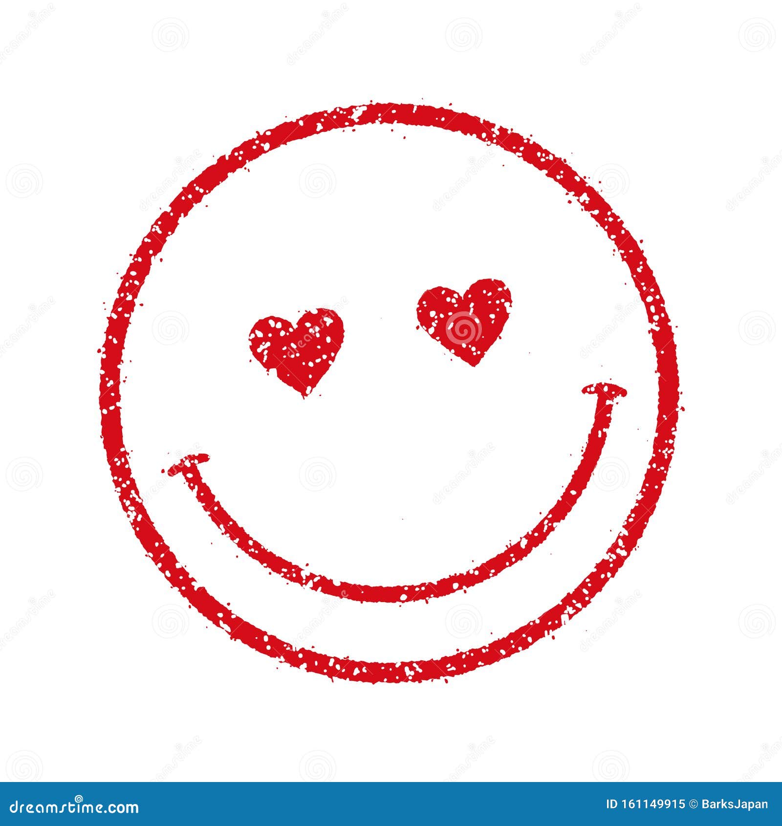 Emoticons , Face Stamp Icon / Love,heart Stock Vector - Illustration of ...