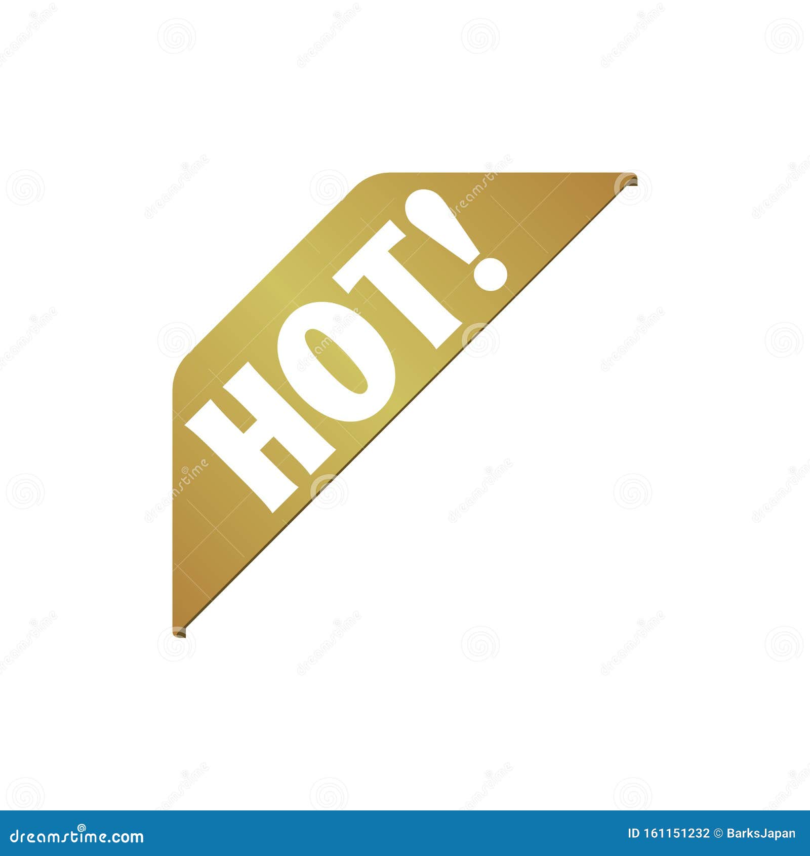 Corner Ribbon Banner Icon / HOT! Stock Vector - Illustration of ...