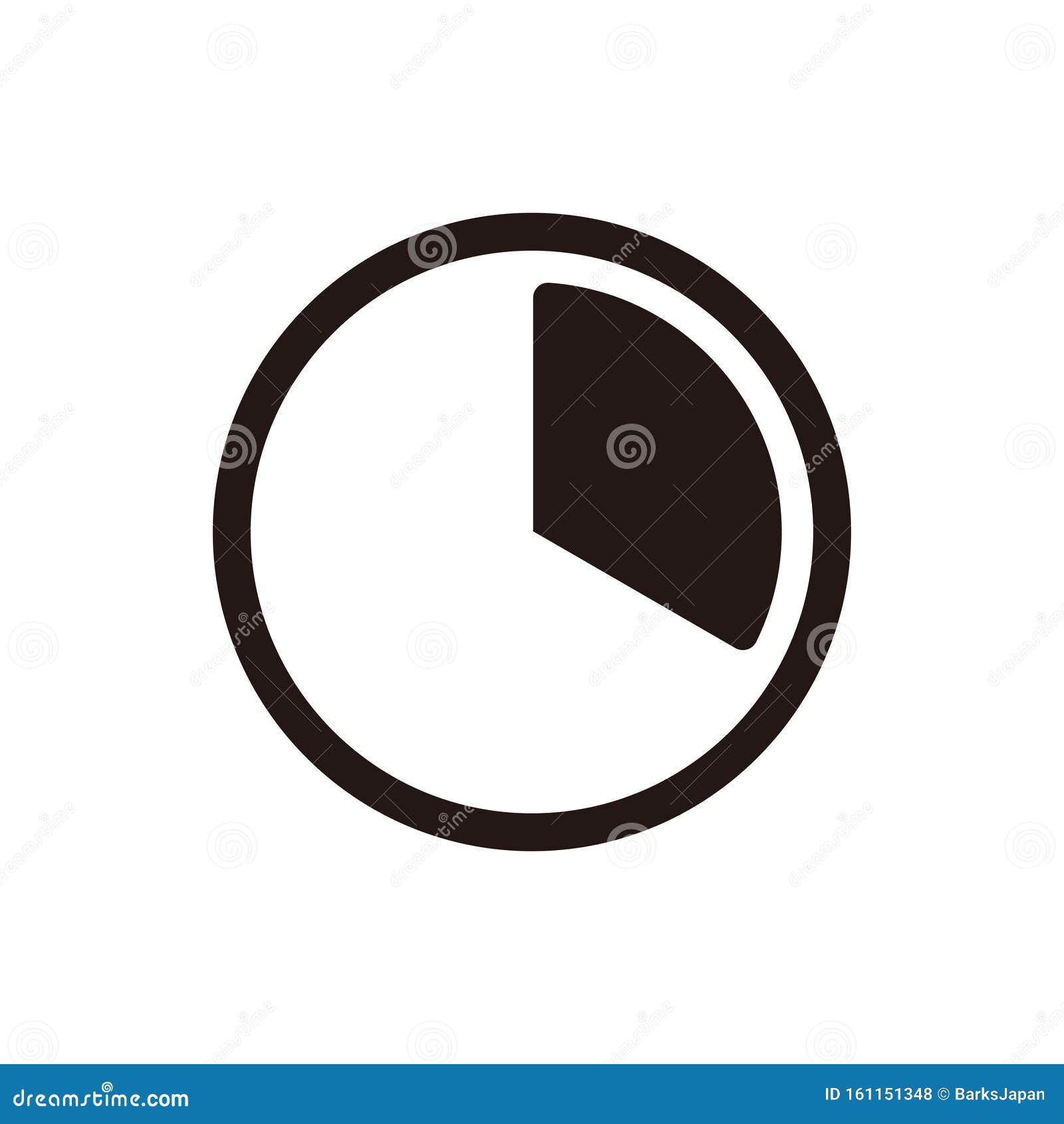 Time Progression / Time Range Icon Stock Vector - Illustration of shape ...