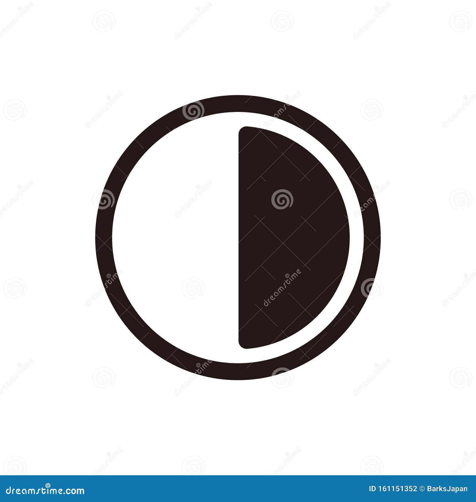 Time Progression / Time Range Icon Vector Illustration | CartoonDealer ...