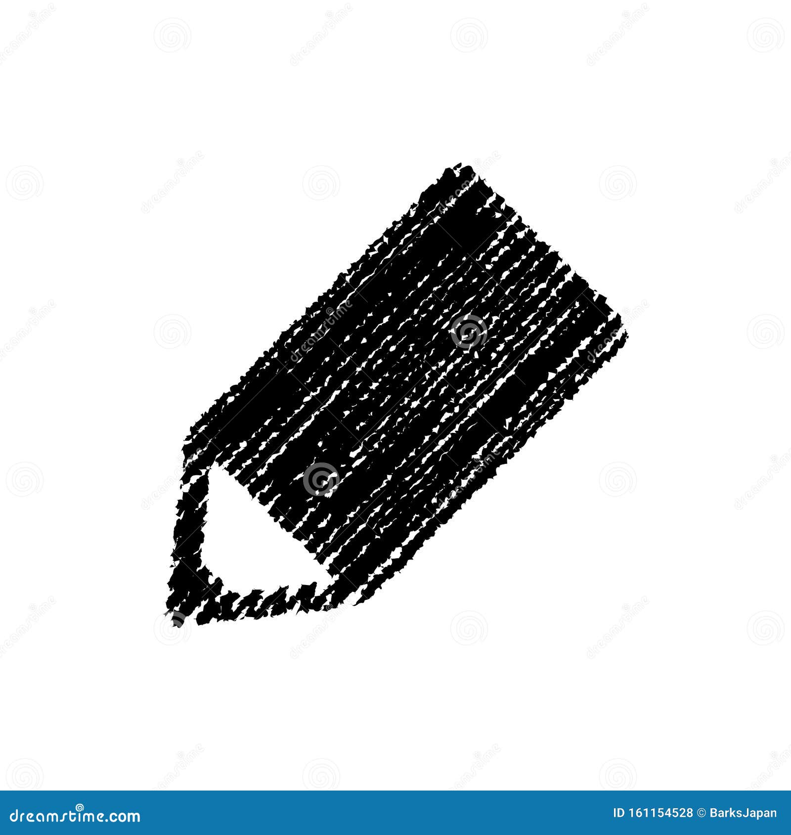 Chalk Drawing Icon / Pencil Stock Vector - Illustration of chalkboard ...