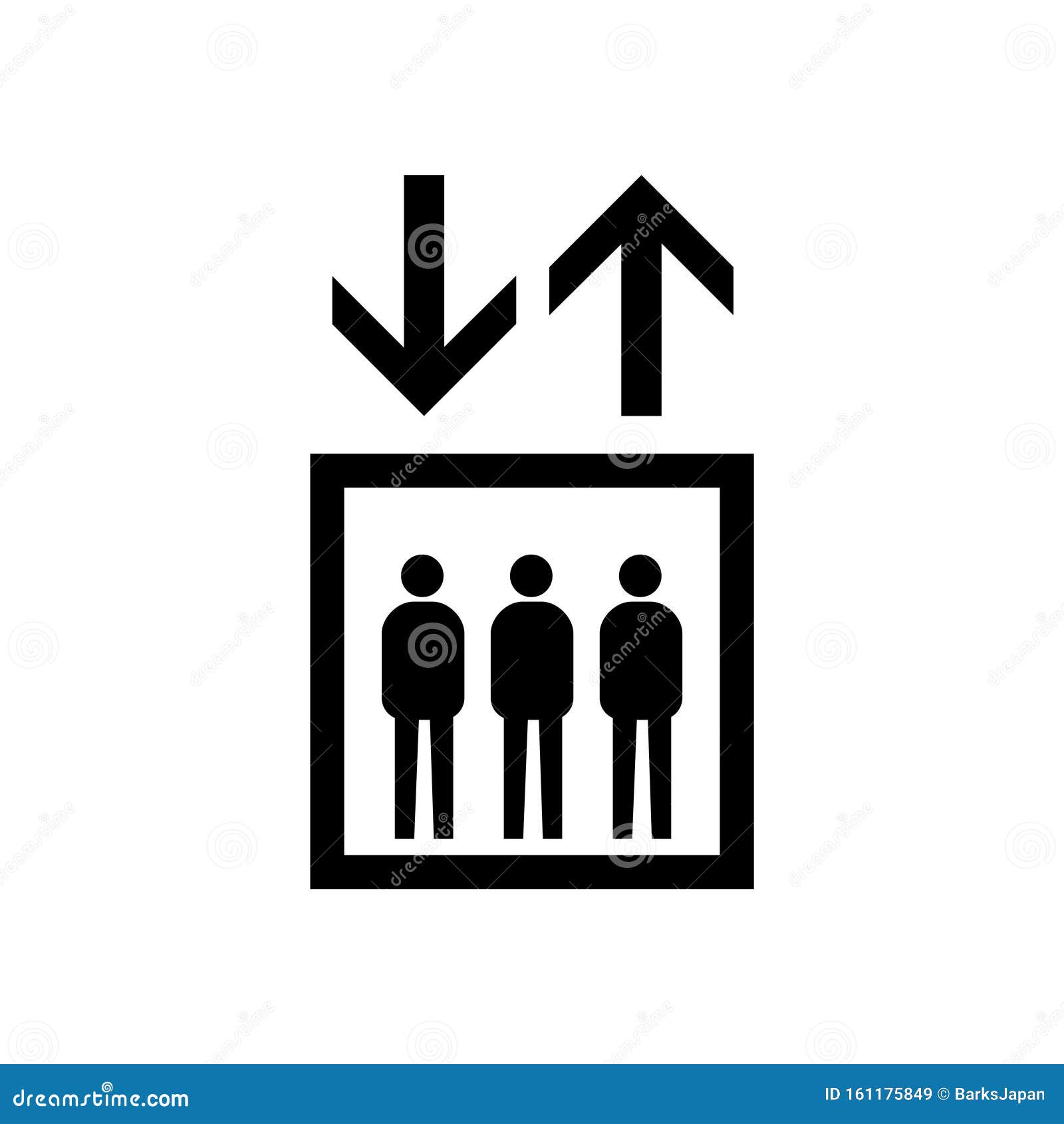 Major Public Information Symbols for Japan / Elevator, Lift Stock ...