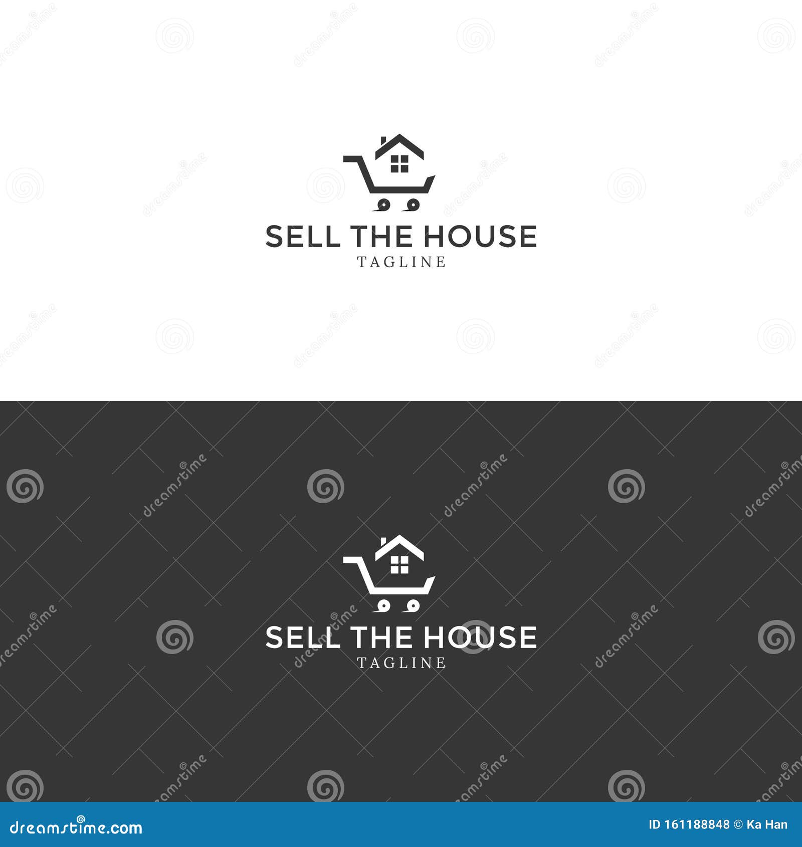 Sell House Icon, Successful Investment Concept. House Handover. Vector ...
