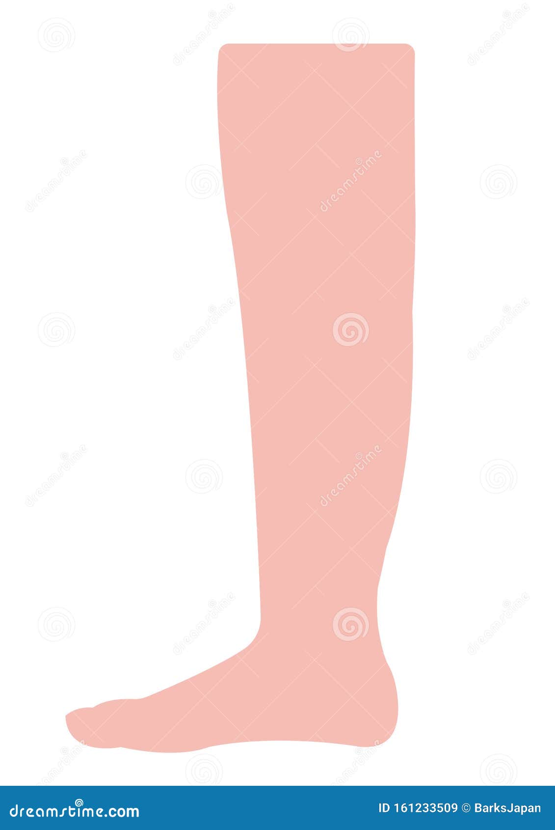 Flat Leg Silhouette Illustration Stock Vector - Illustration of legs ...