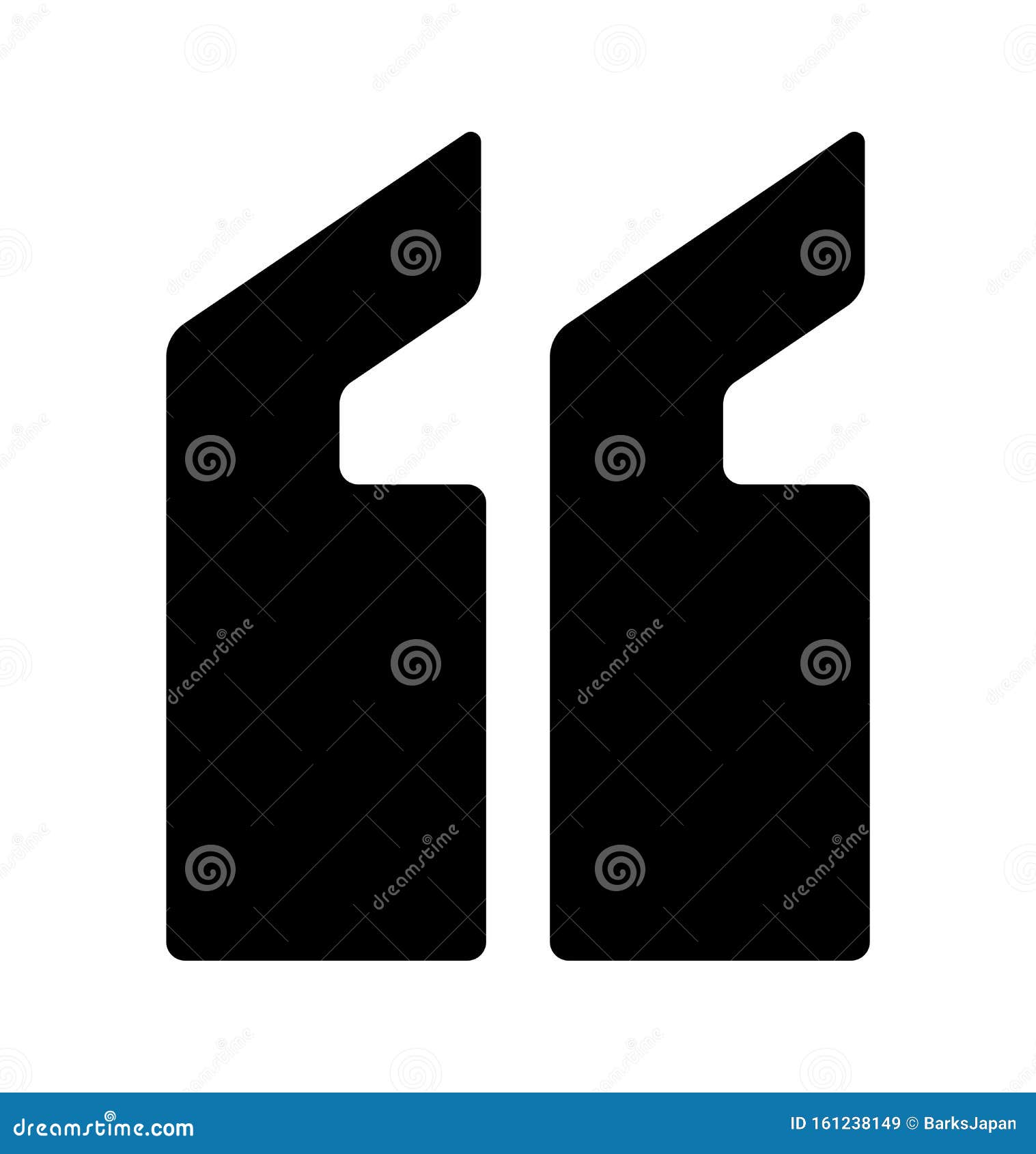 Double Quotation Mark Icon. Stock Vector - Illustration of bubble, sign ...