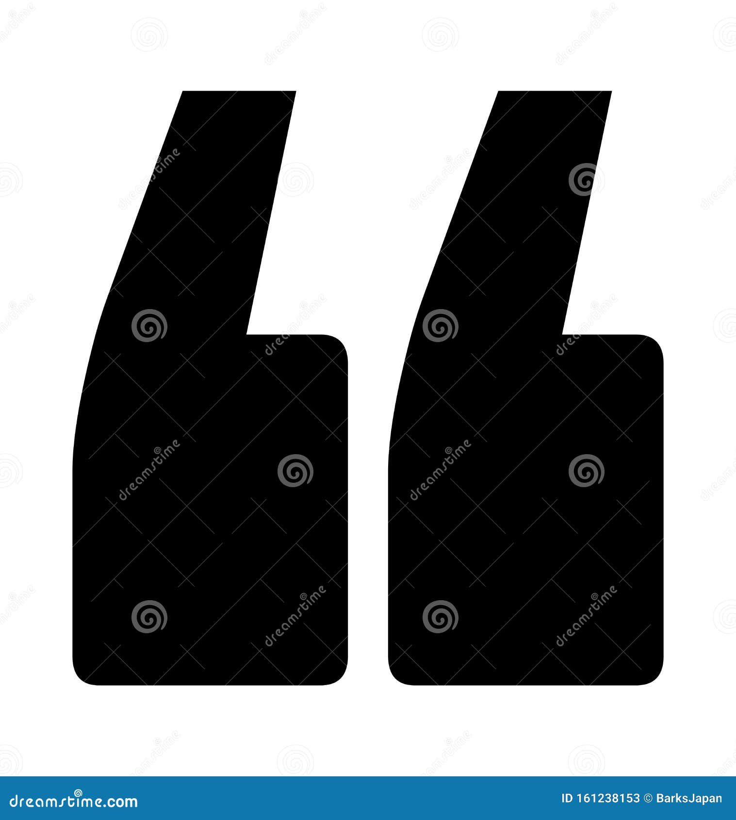Double Quotation Mark Icon. Stock Vector - Illustration of business ...