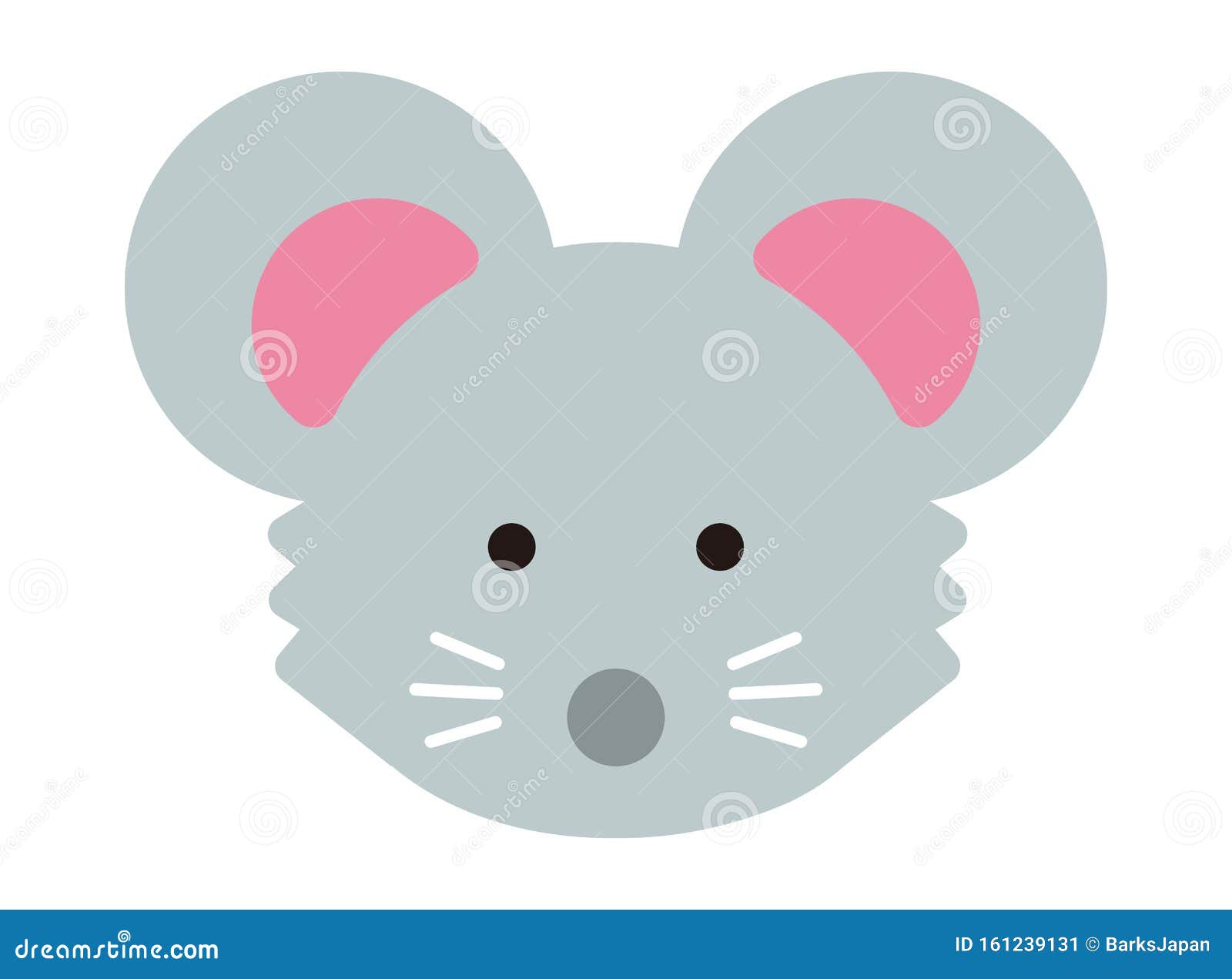 Cartoon Mouse / Rat Face Illustration Stock Vector - Illustration of ...