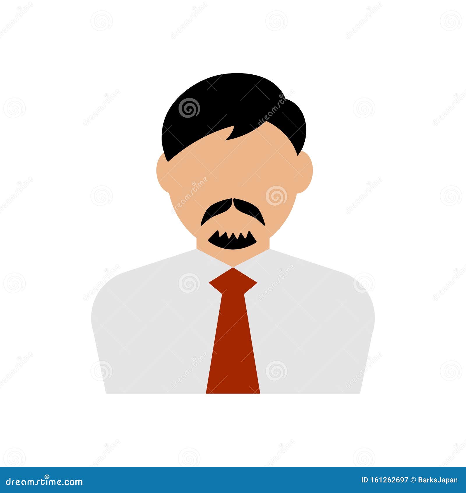 Faceless Business Man Avatar Illustration Stock Vector - Illustration ...