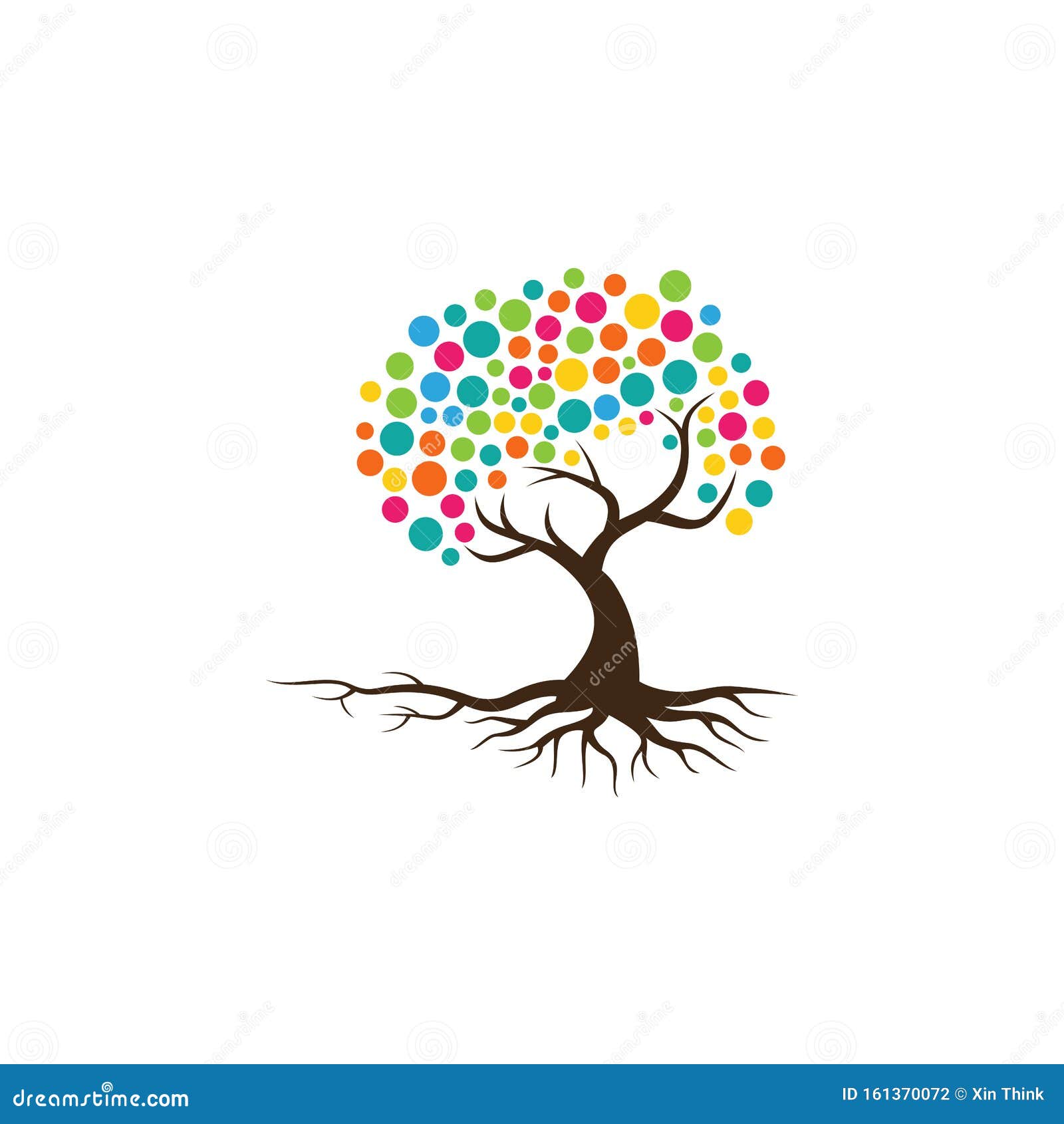 Tree Vector Icon. Logo Design Elements. Stock Vector - Illustration of ...