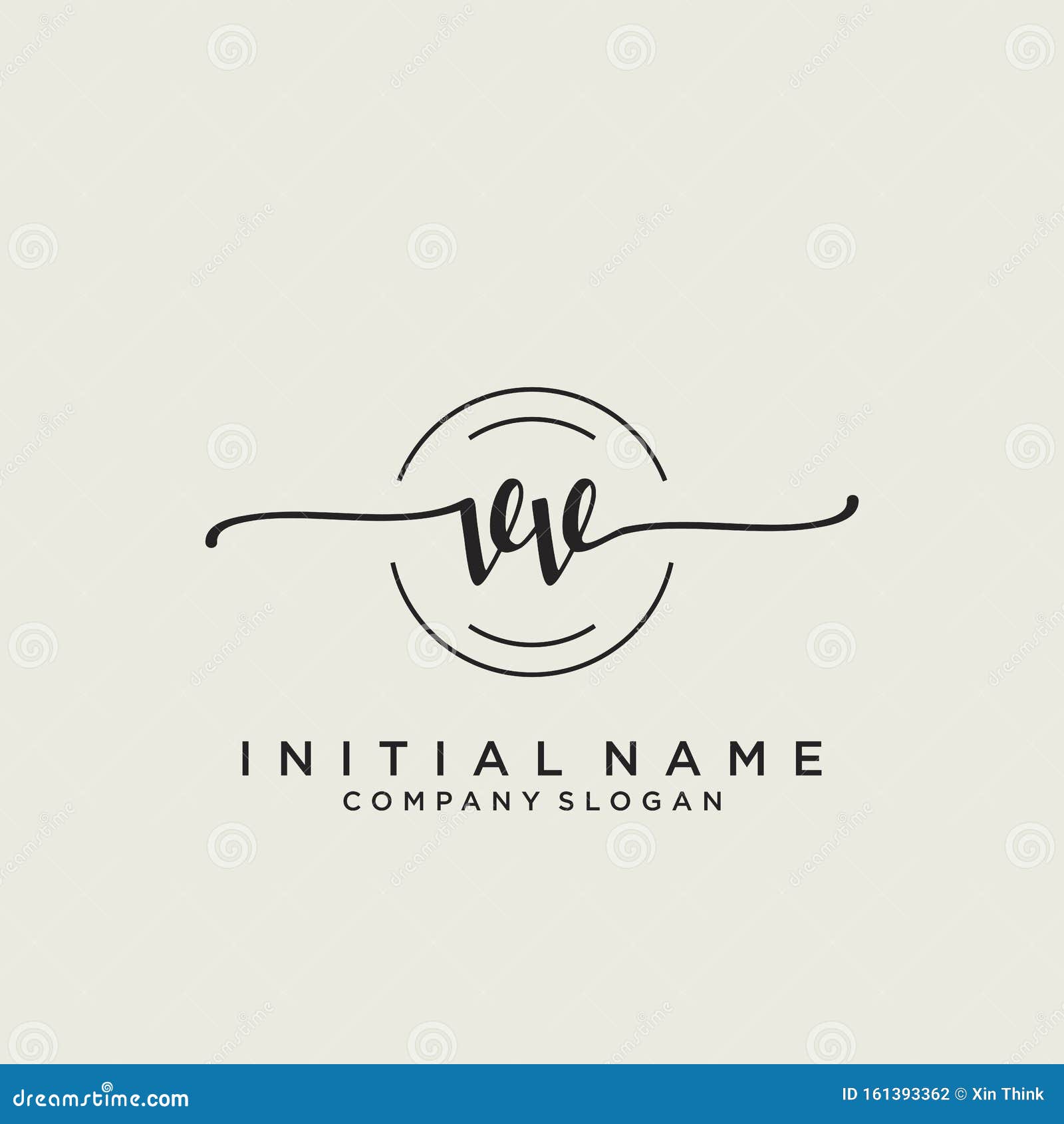 VV Letter Initial Beauty Monogram and Elegant Logo Design, Handwriting ...