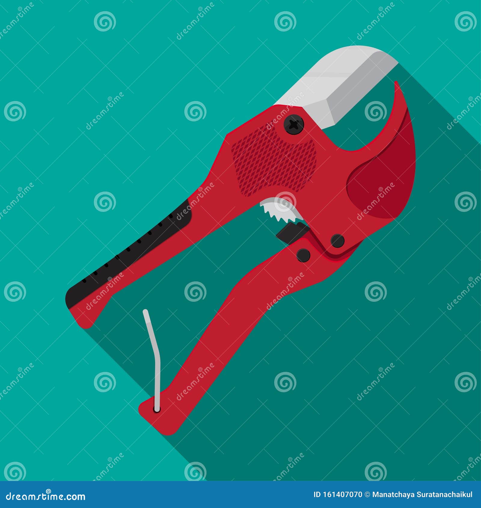 Pipe Cutters Vector Flat Design Stock Vector - Illustration of repair ...