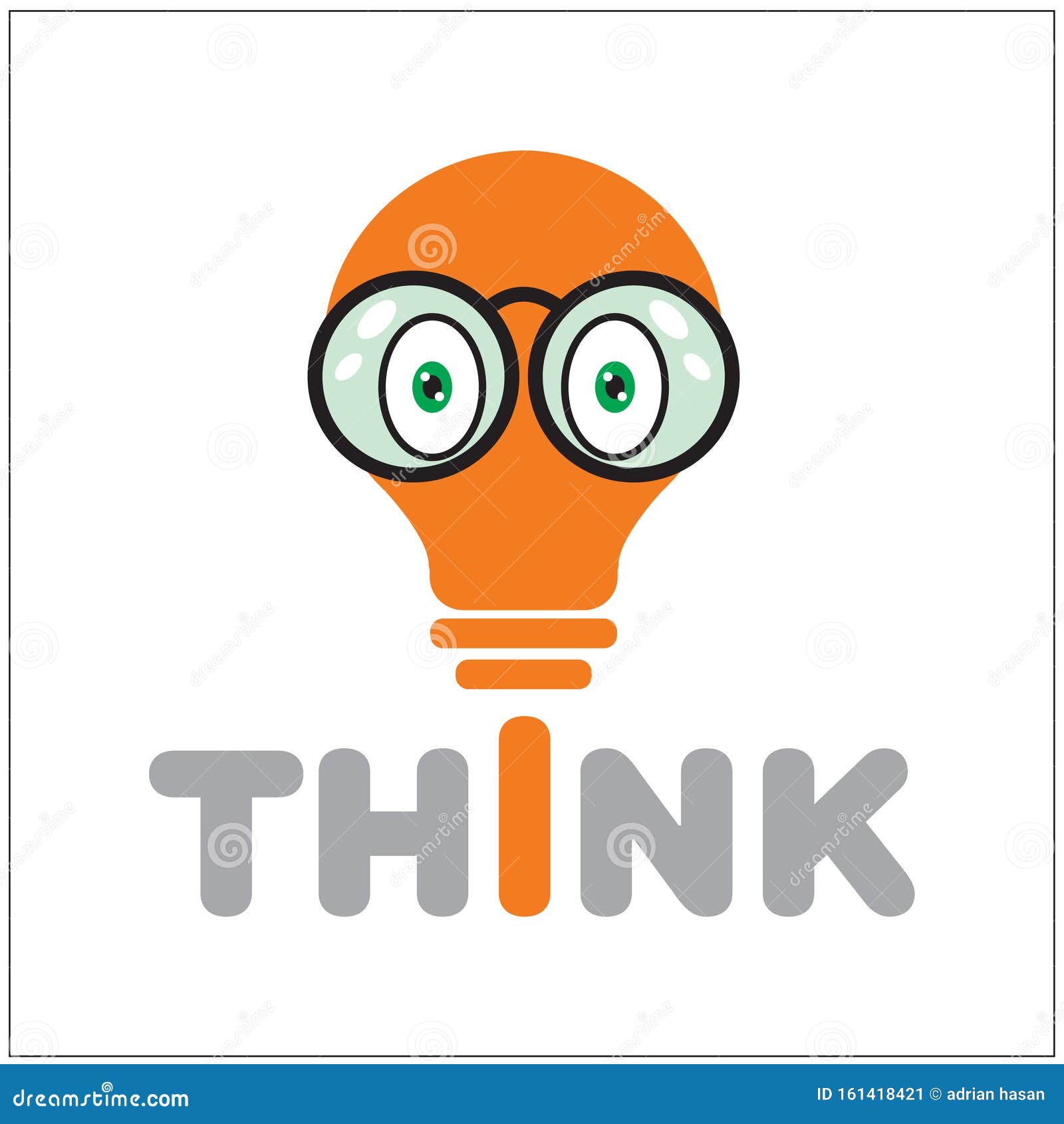 Think Simple Logo Vector Ilustration Stock Vector - Illustration of ...
