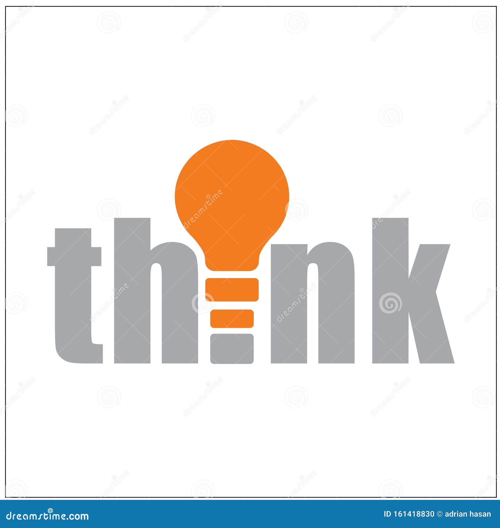 Think Simple Logo Vector Ilustration Stock Vector - Illustration of ...