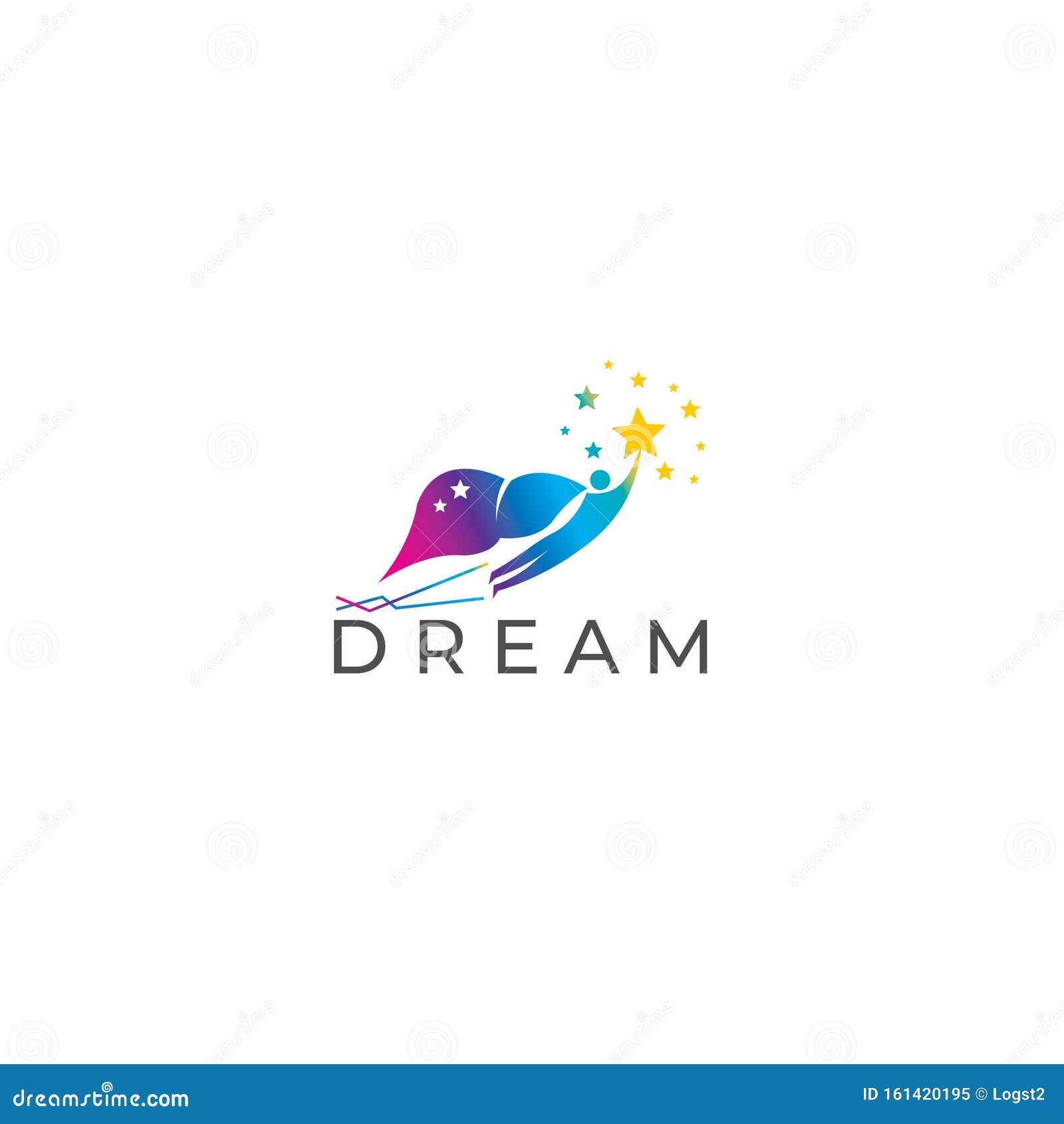 Logo DREAMS Cartoon Vector | CartoonDealer.com #19576987