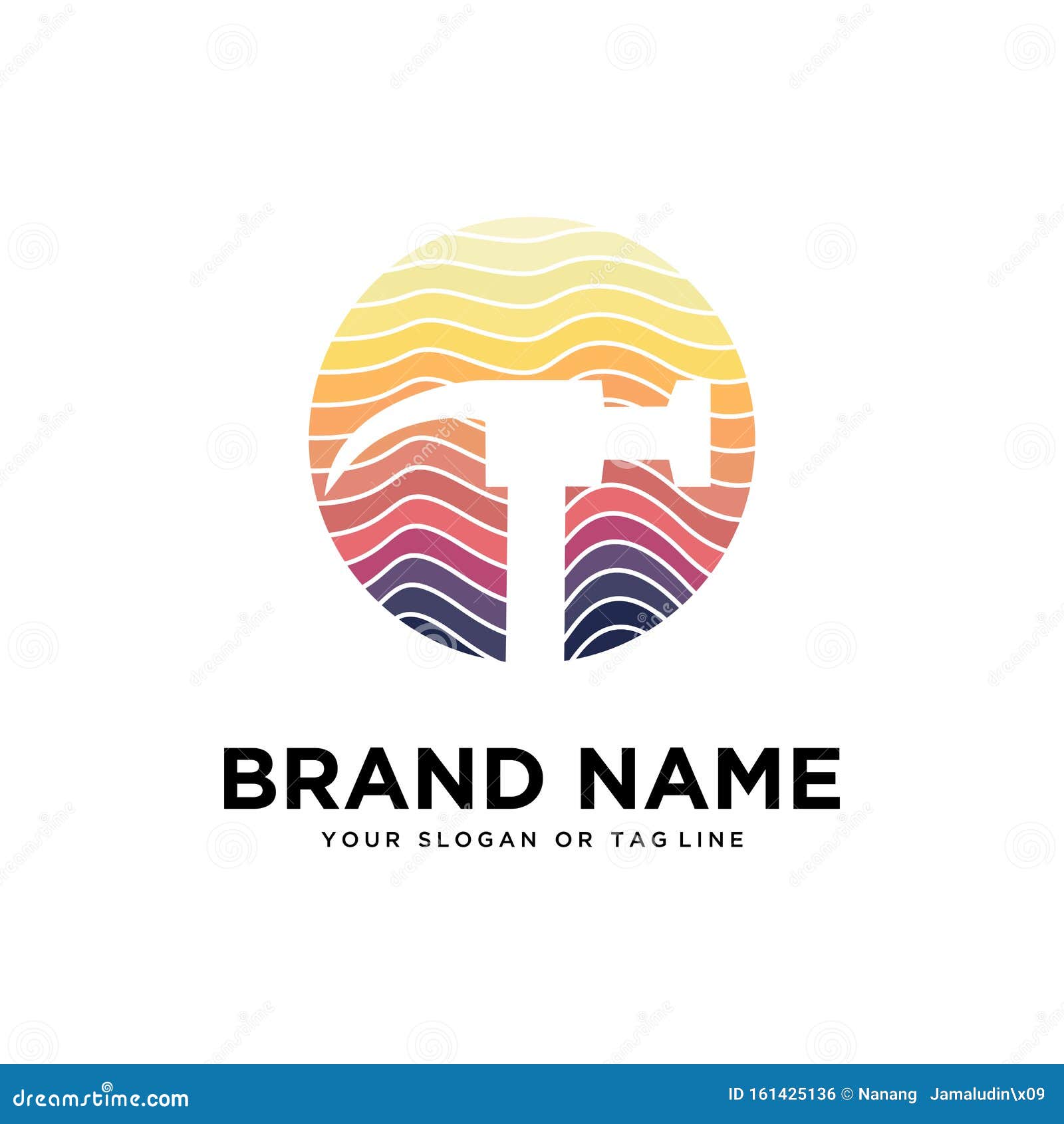 Hammer logo full color stock vector. Illustration of maintenance ...