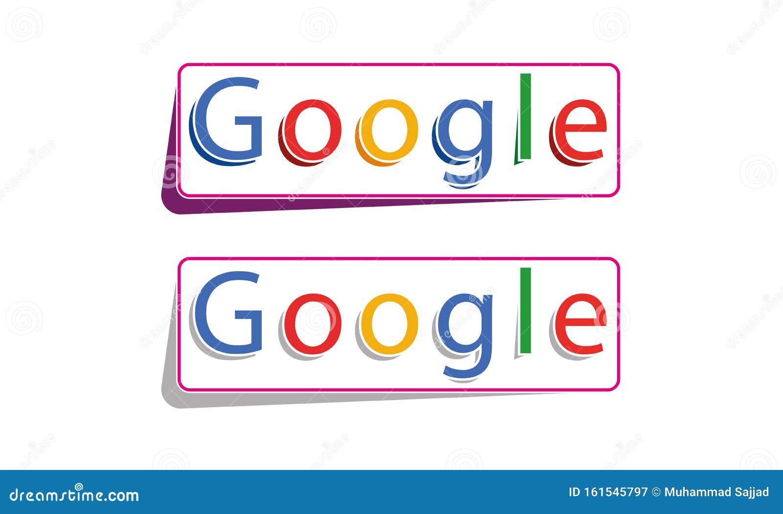 Web Internet Search Google Text 3D Written Banner Design - Creative ...