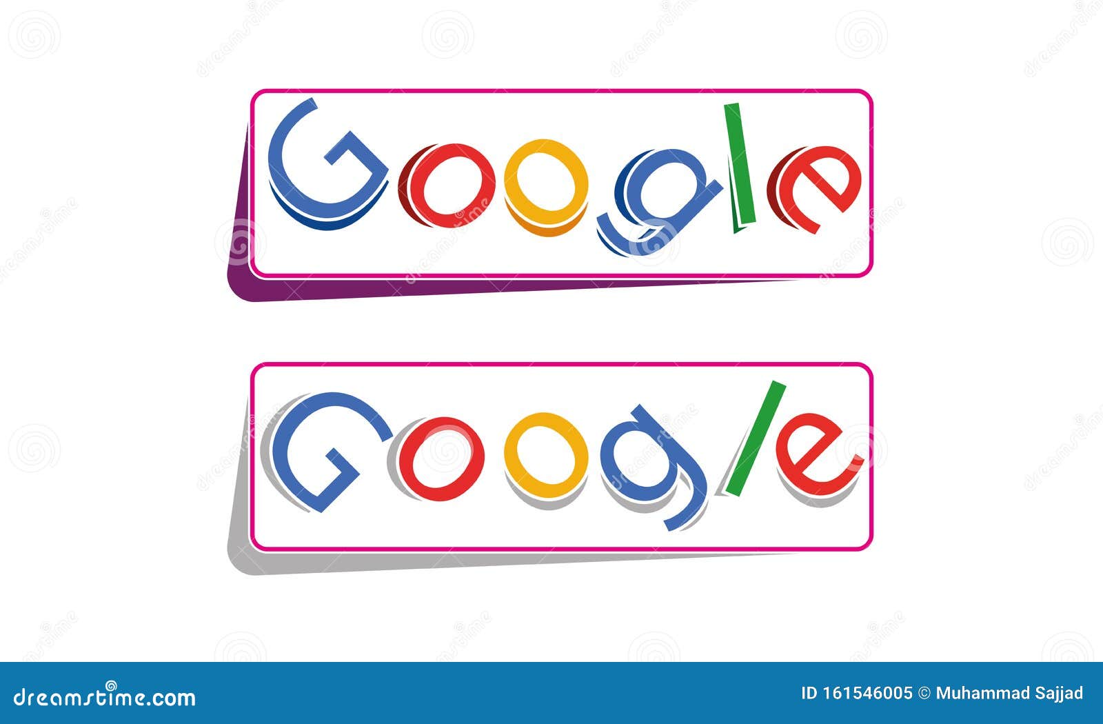 Web Internet Search Google Text 3D Written Banner Design - Creative ...