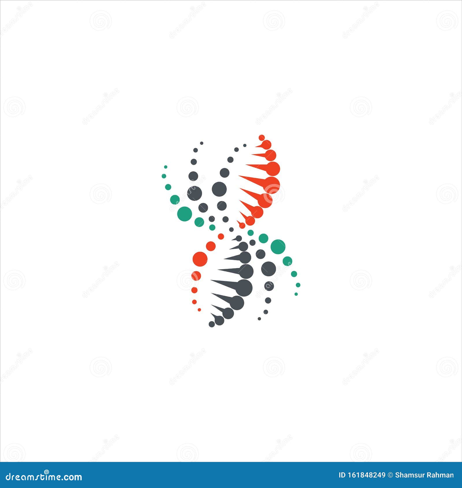 DNA Helix Logo Template. Genetics Vector Design. Biological ...