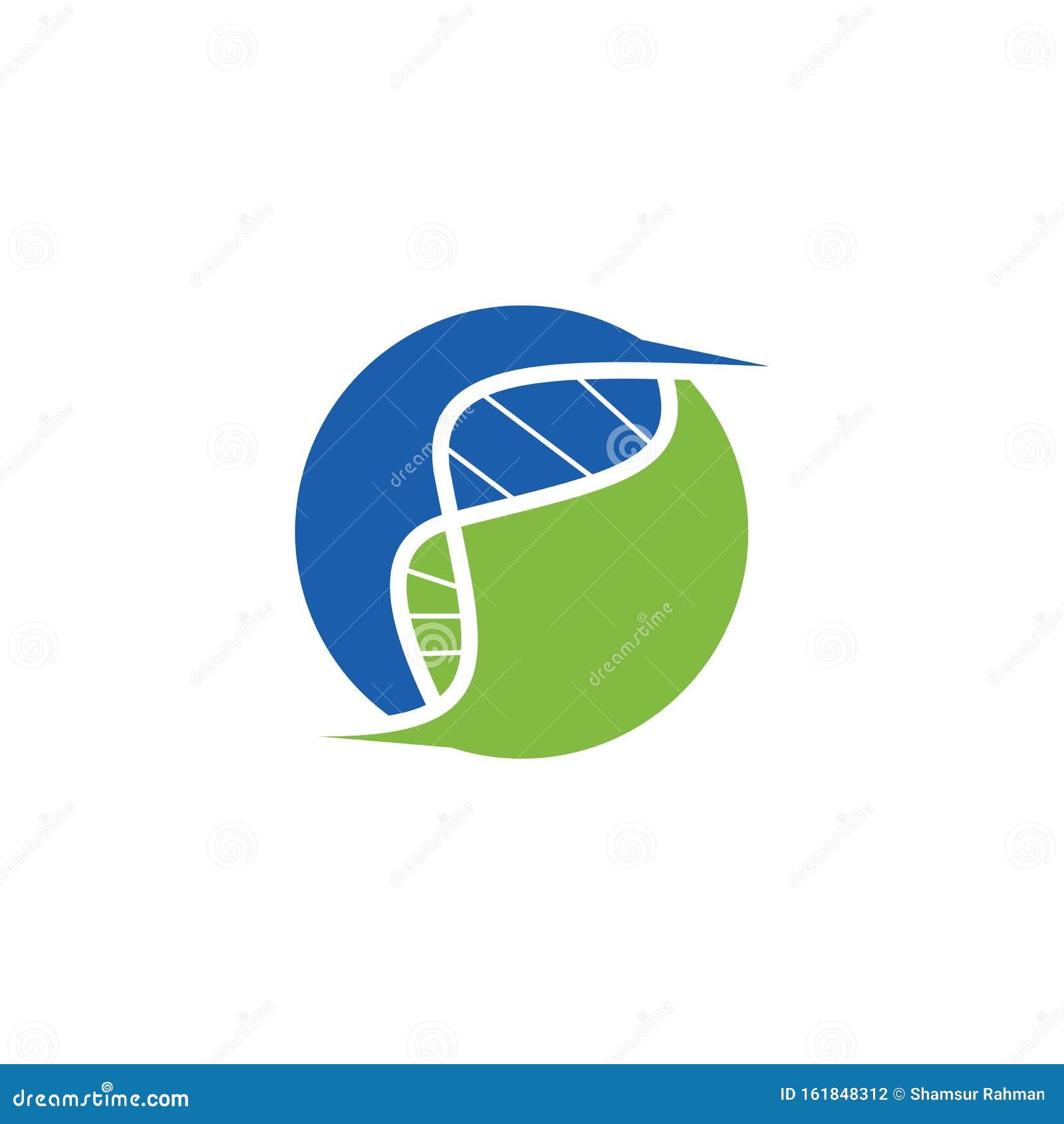 DNA Helix Logo Template. Genetics Vector Design. Biological ...