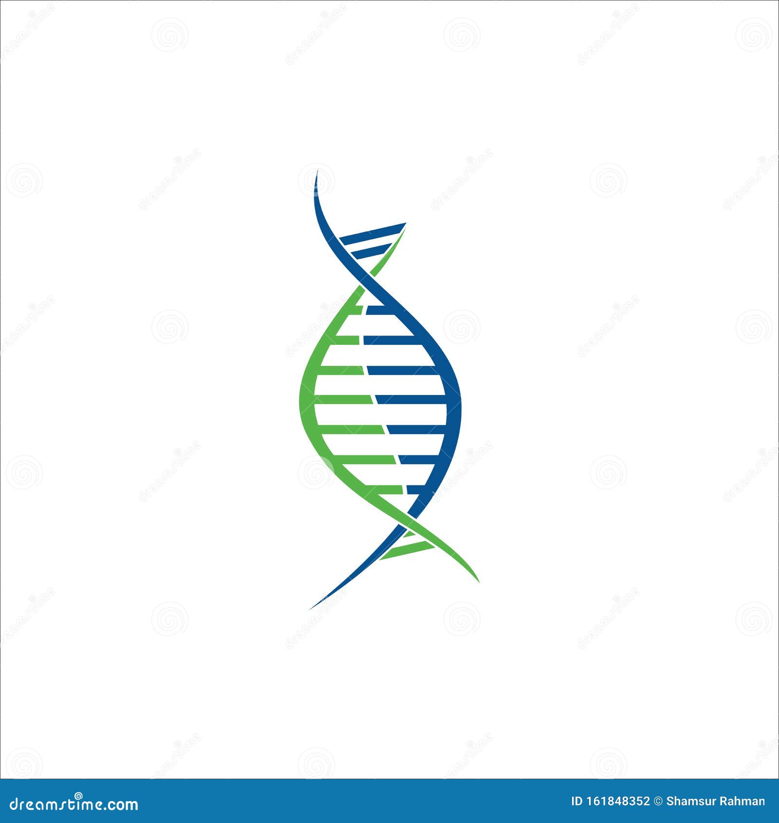 DNA Helix Logo Template. Genetics Vector Design. Biological ...