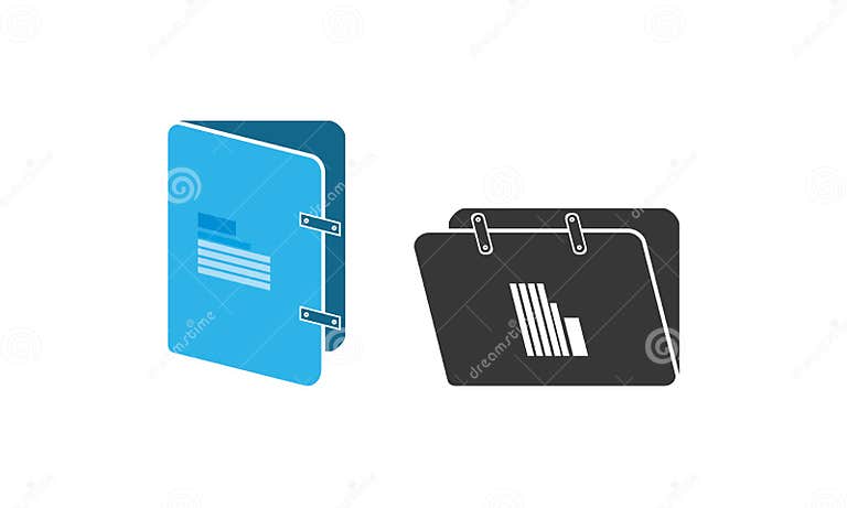 Folder Icon -Vector Computer Folder Logo Stock Vector - Illustration of ...