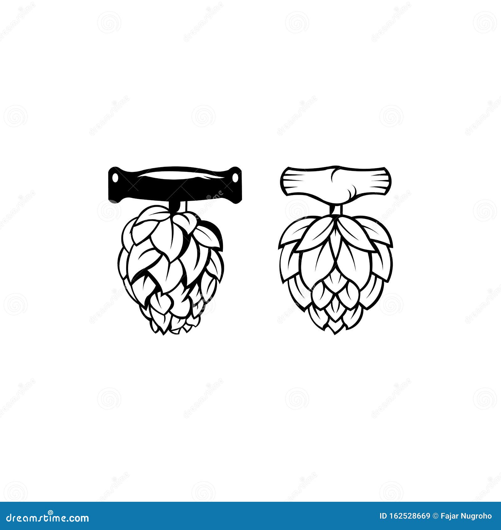 Premium Quality Beer Hops Label Stock Vector - Illustration of beer ...