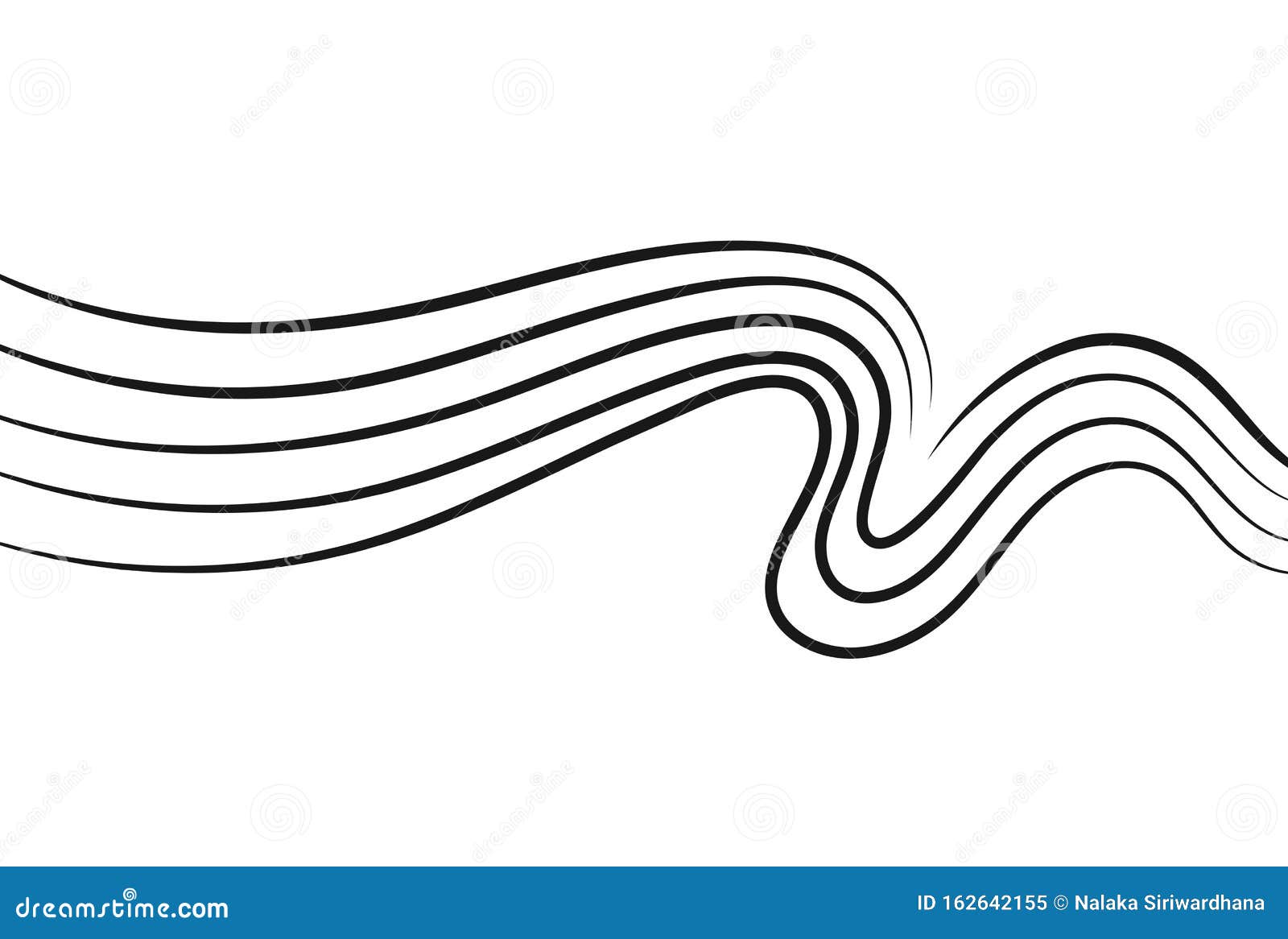 Music notes with waves. stock vector. Illustration of design - 162642155